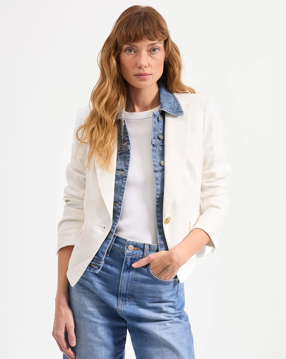 Hosanna Linen Dickey Jacket - Borderfree