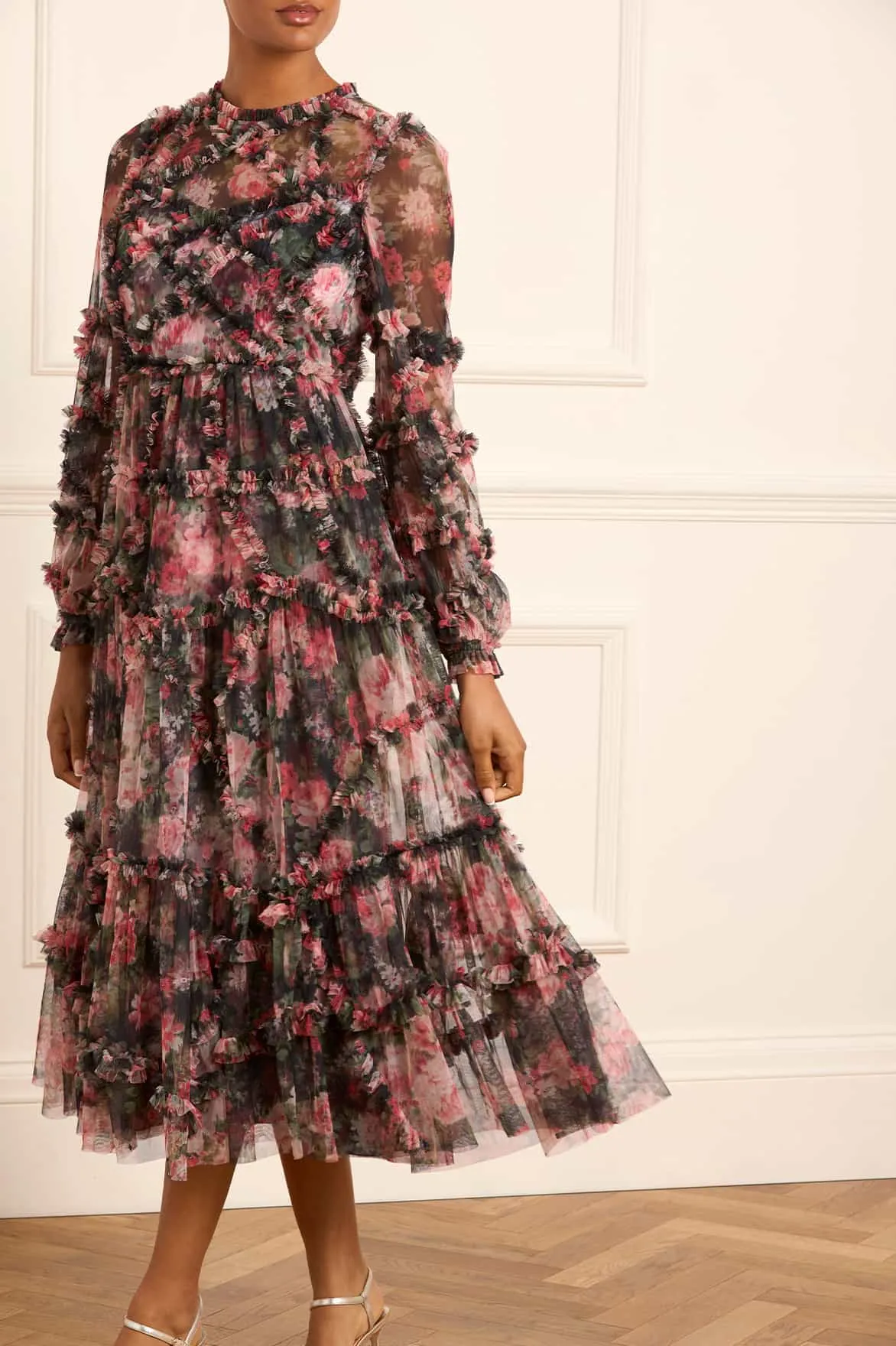 Midnight Dance Ruffle Ballerina Dress - Borderfree