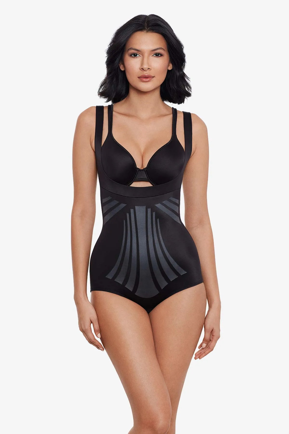 Modern Miracle Torsette Bodybriefer with LYCRA® FitSense Technology - Borderfree
