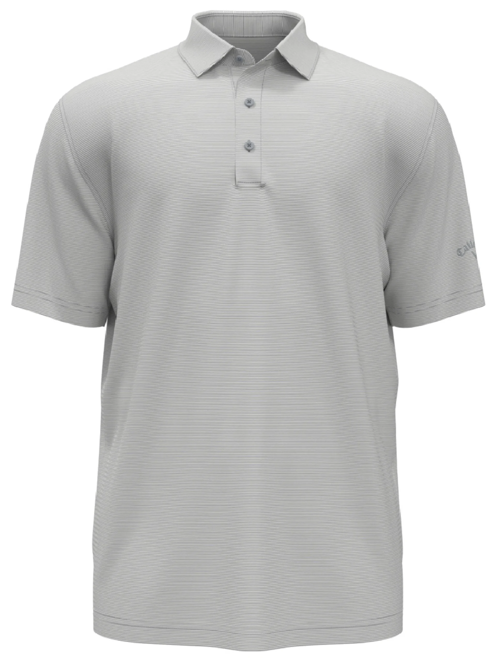Mens Fine Line Stripe Golf Polo - Borderfree