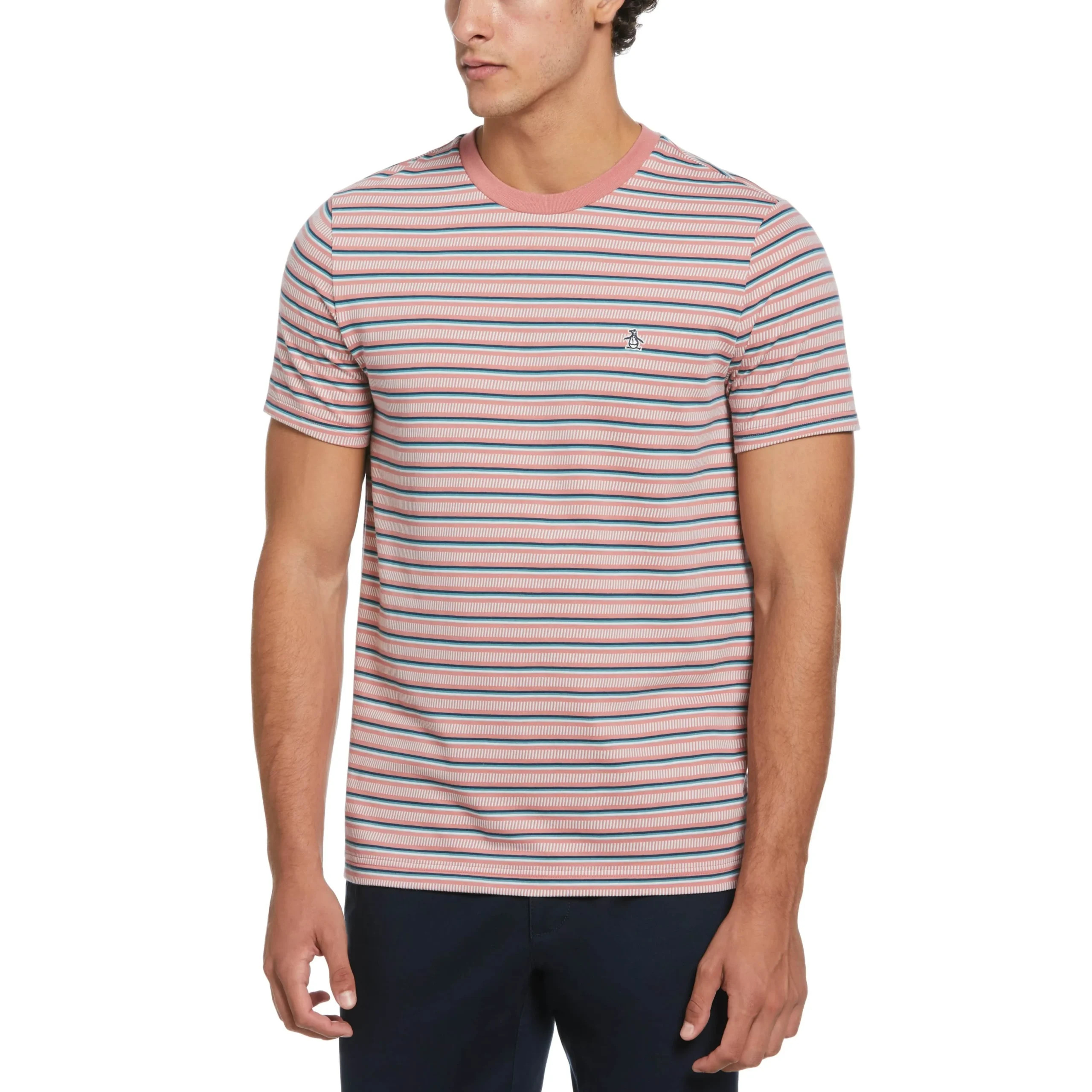 All Over Striped Tee - Borderfree