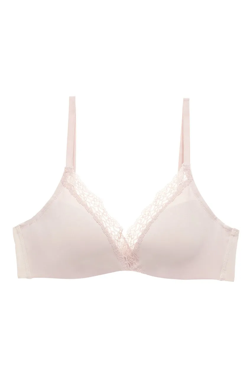 Simply Lace Contour Plunge Underwire Bra - Borderfree