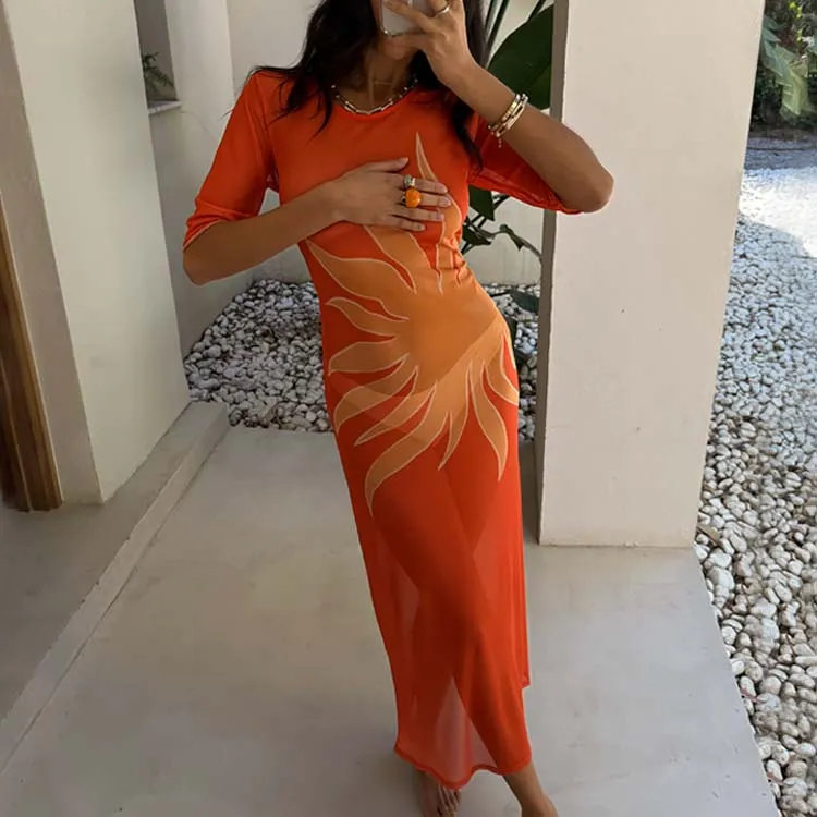 Orange Sol Izzy Dress - Borderfree