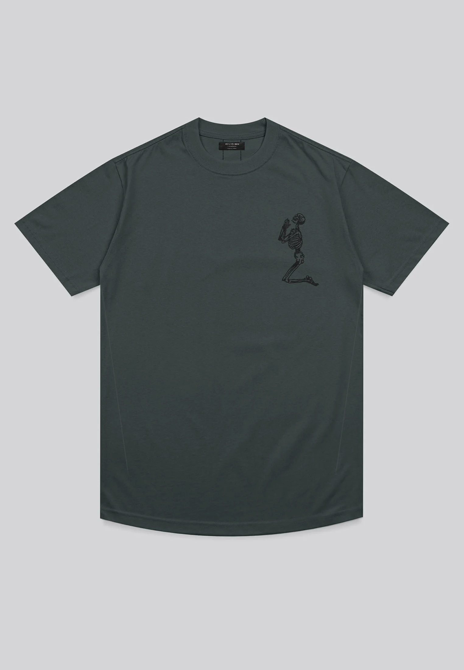 ESSENTIAL BIG SKELETON COAL T-SHIRT - Borderfree