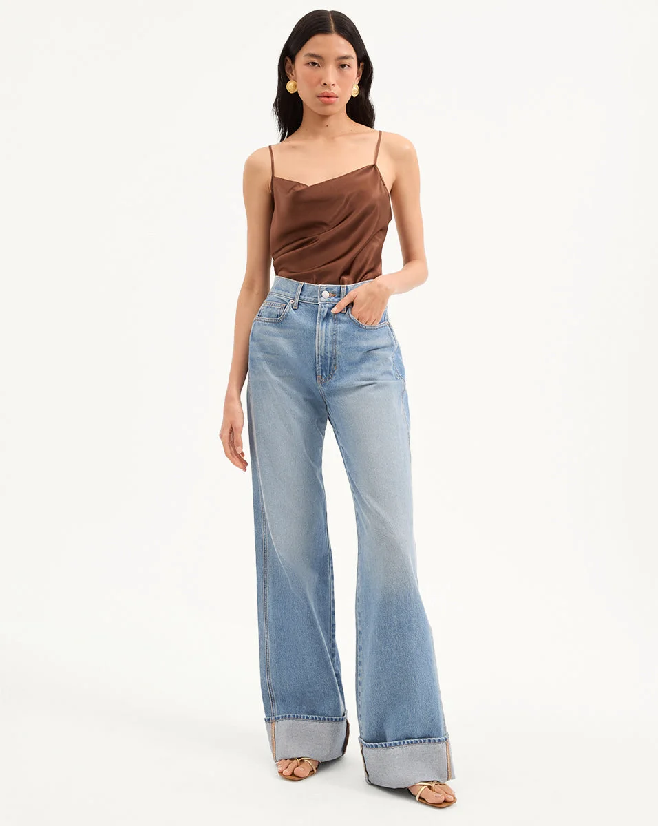 Taylor Cuffed Wide-Leg Jean - Borderfree
