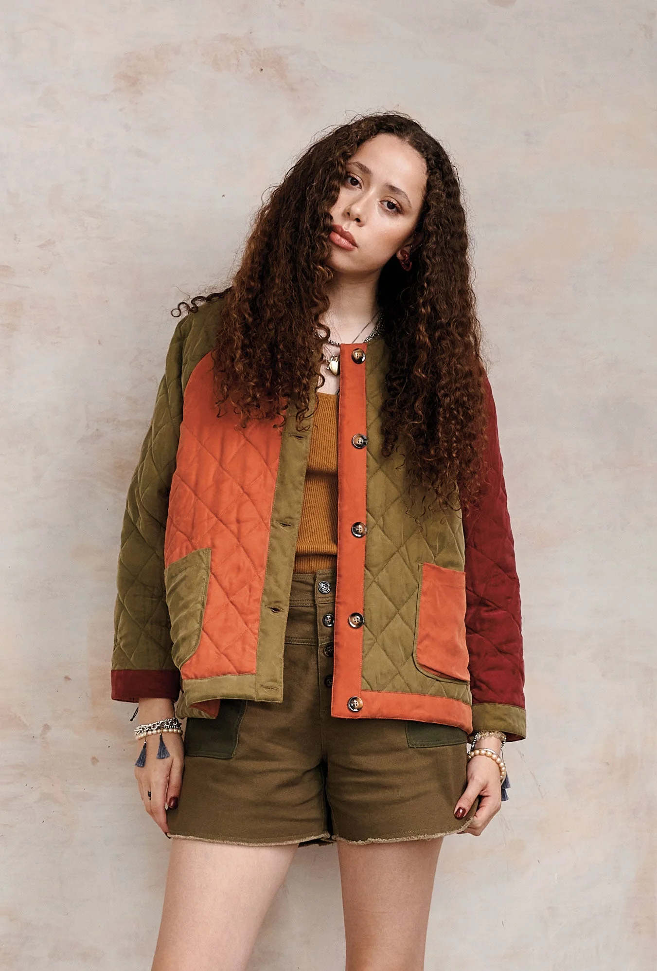 LULU - Cupro Jacket - Multi - Borderfree