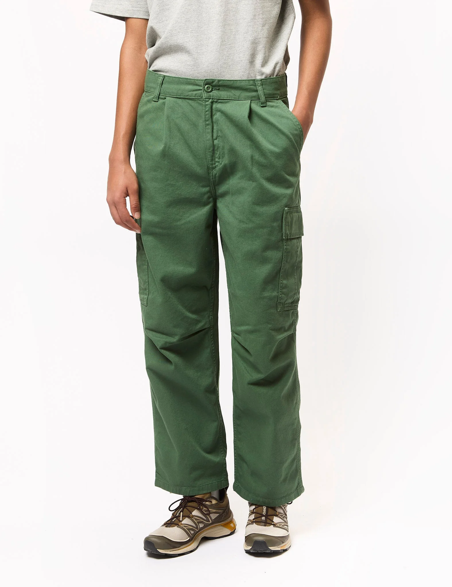 Carhartt WIP Cole Cargo Pant - Duck Green - Borderfree