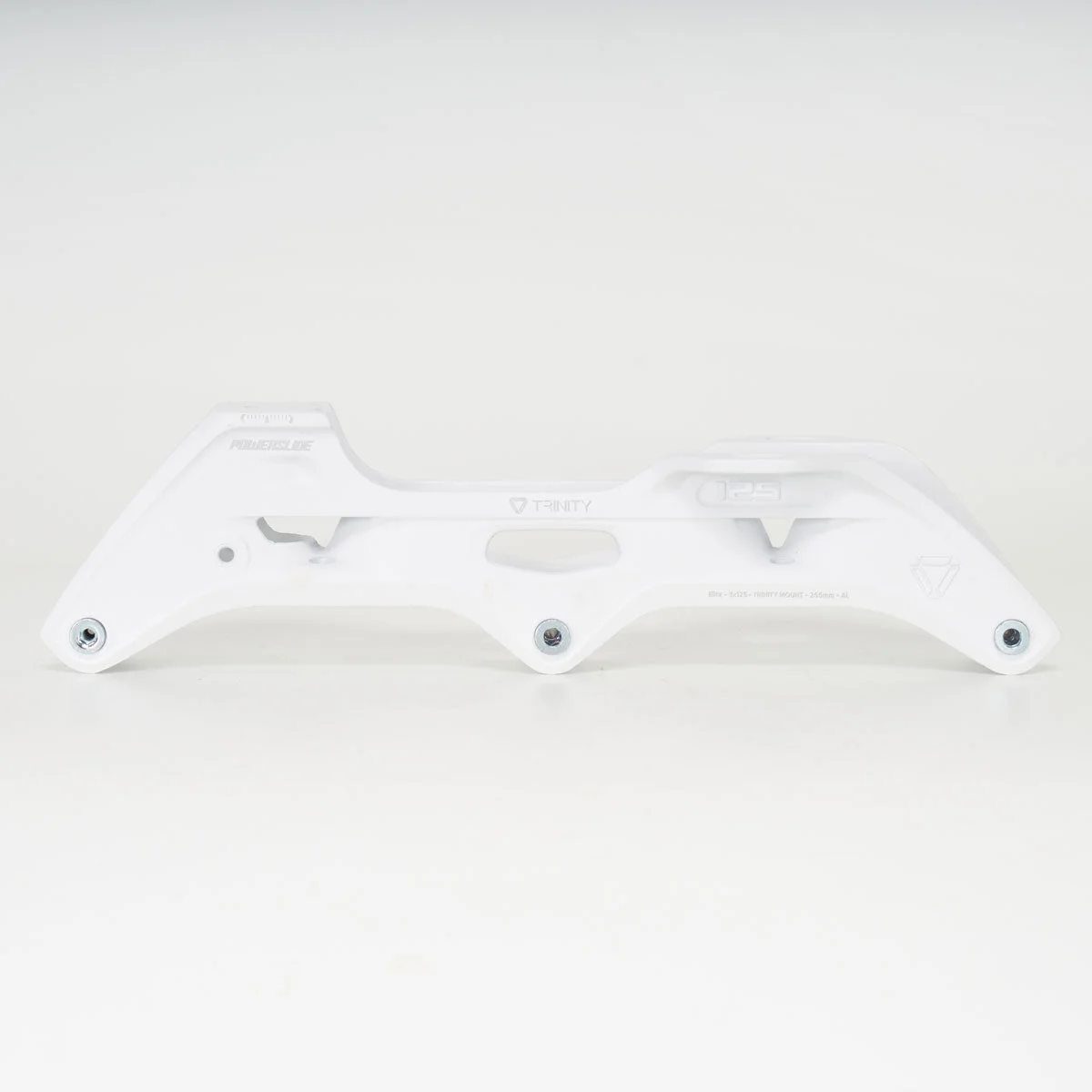 Powerslide Elite Casted Frame, Trinity mount, 3x125, White - Borderfree