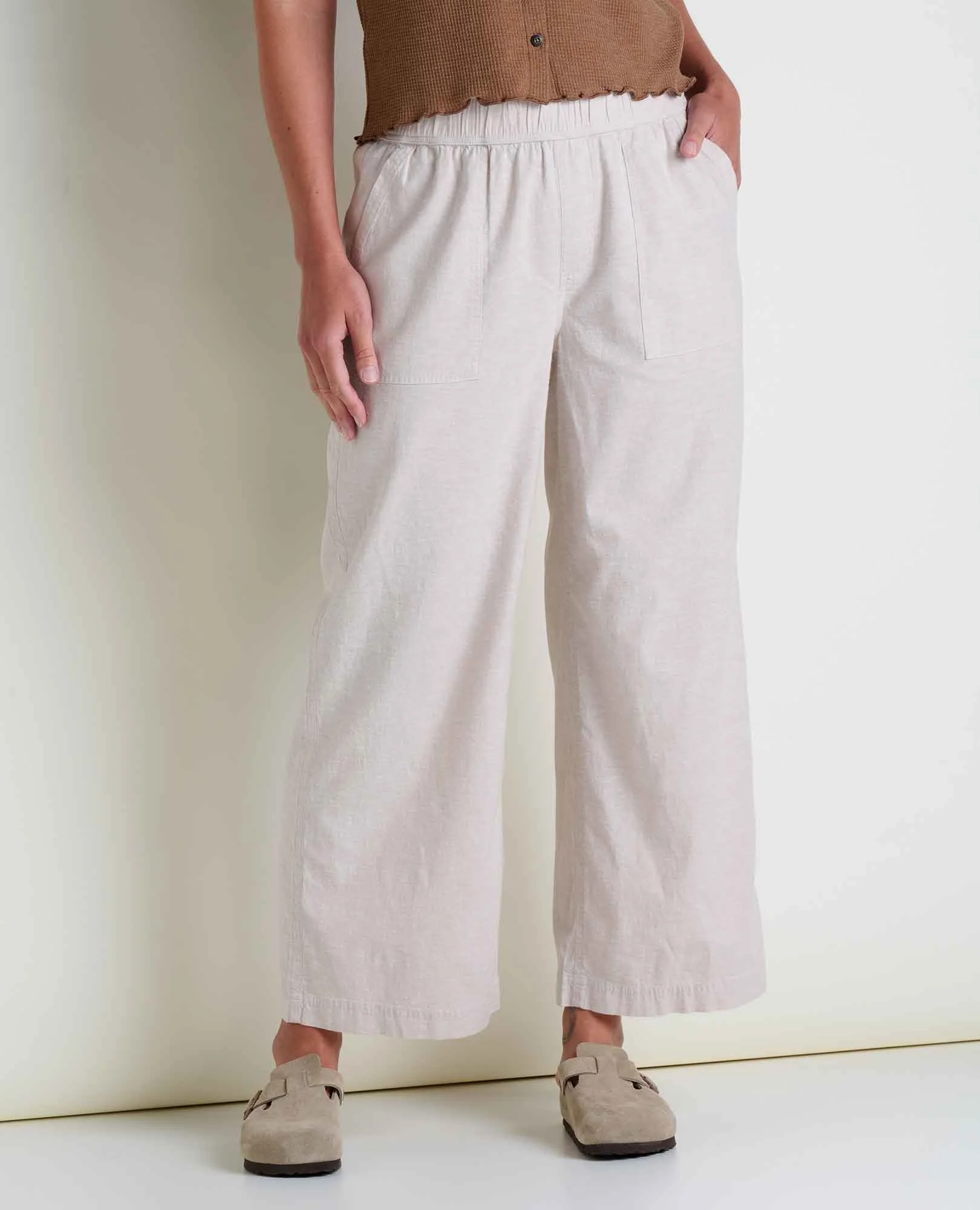 Taj Hemp Wide Leg Pant - Borderfree