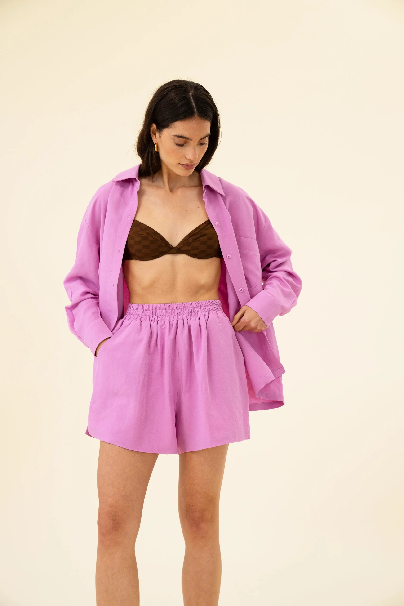 VERA SHORTS - PINK - Borderfree