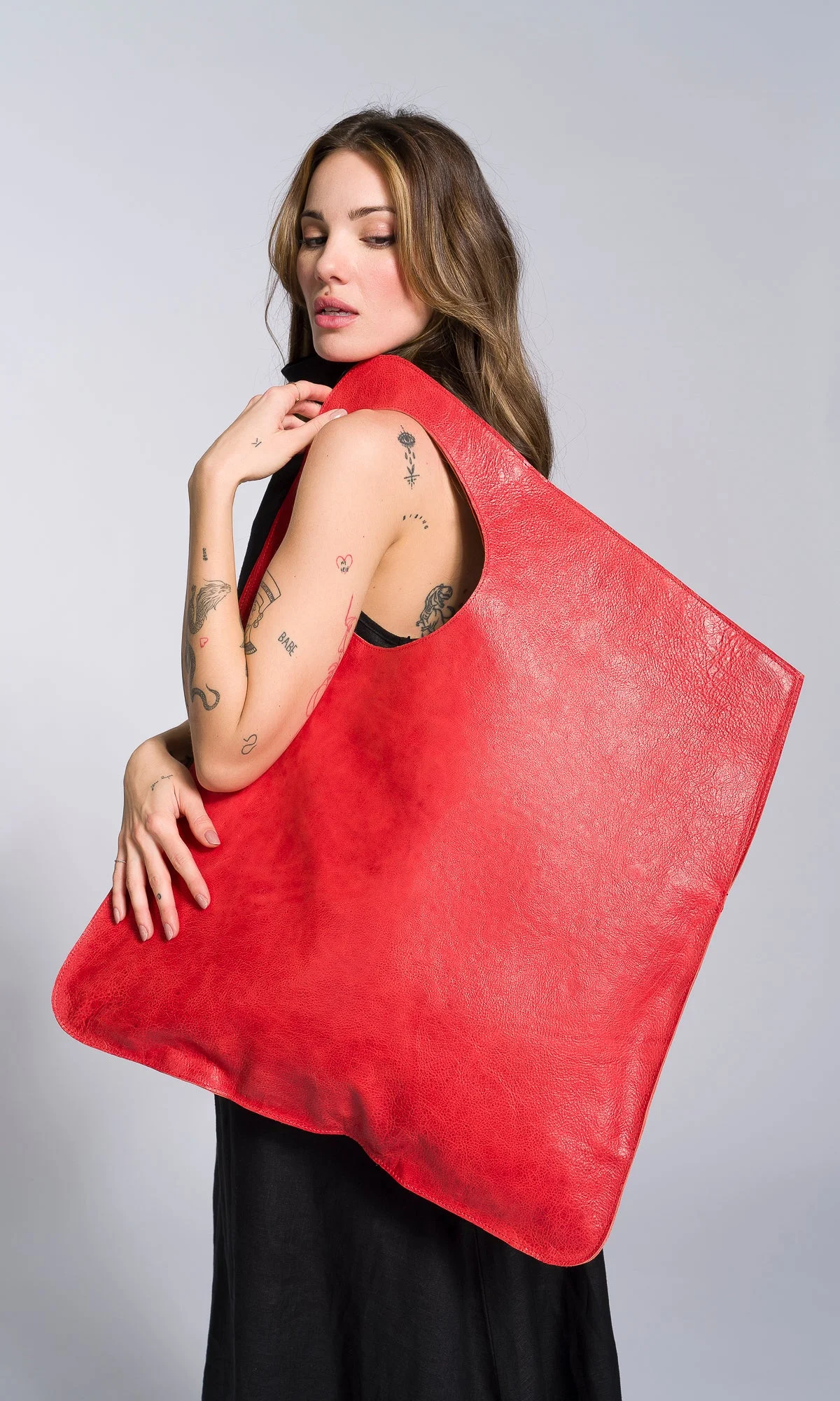 Large Square Shoulder Bag - Borderfree