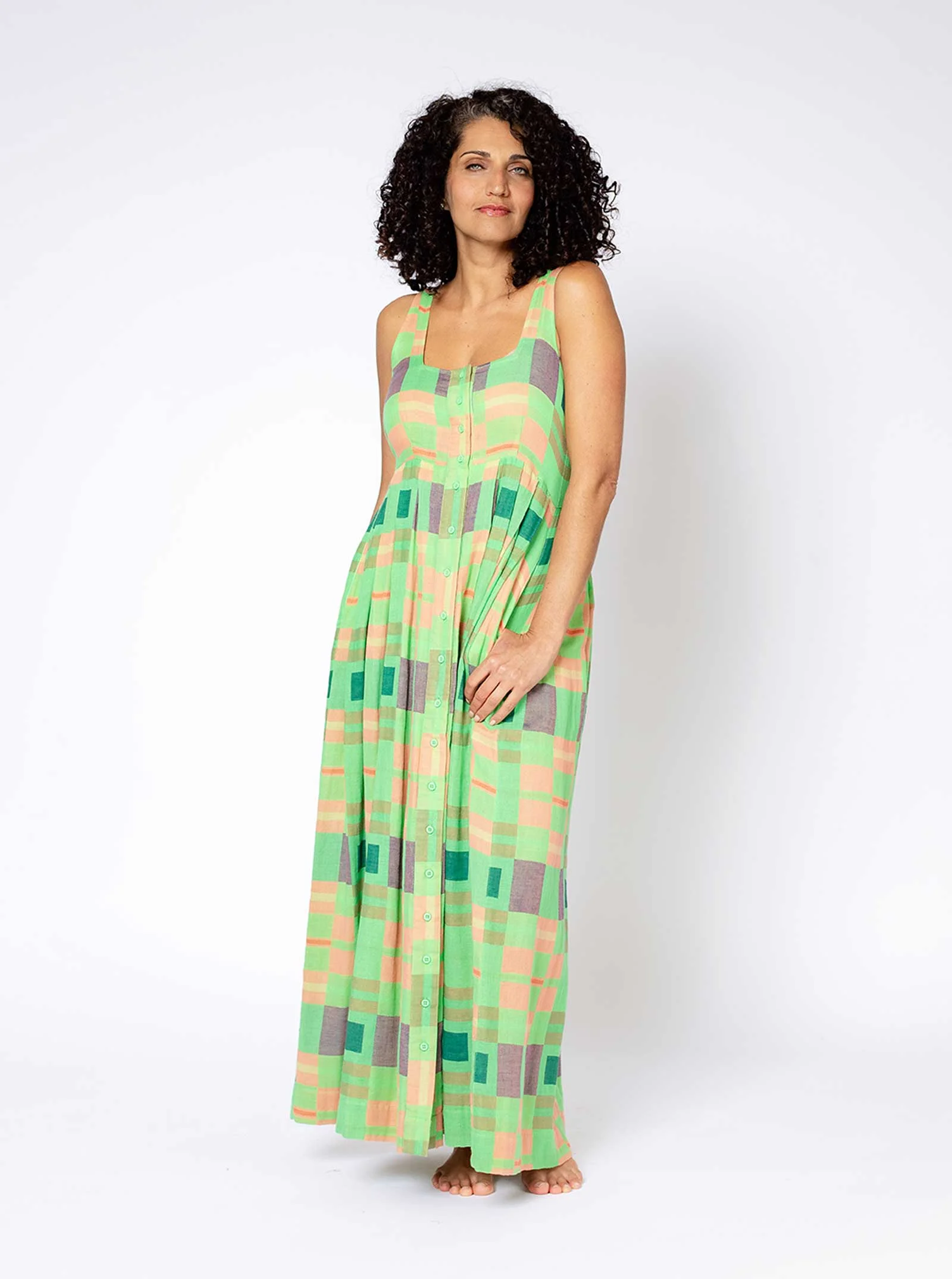 ginger dress | pre spring 25 | tea - Borderfree