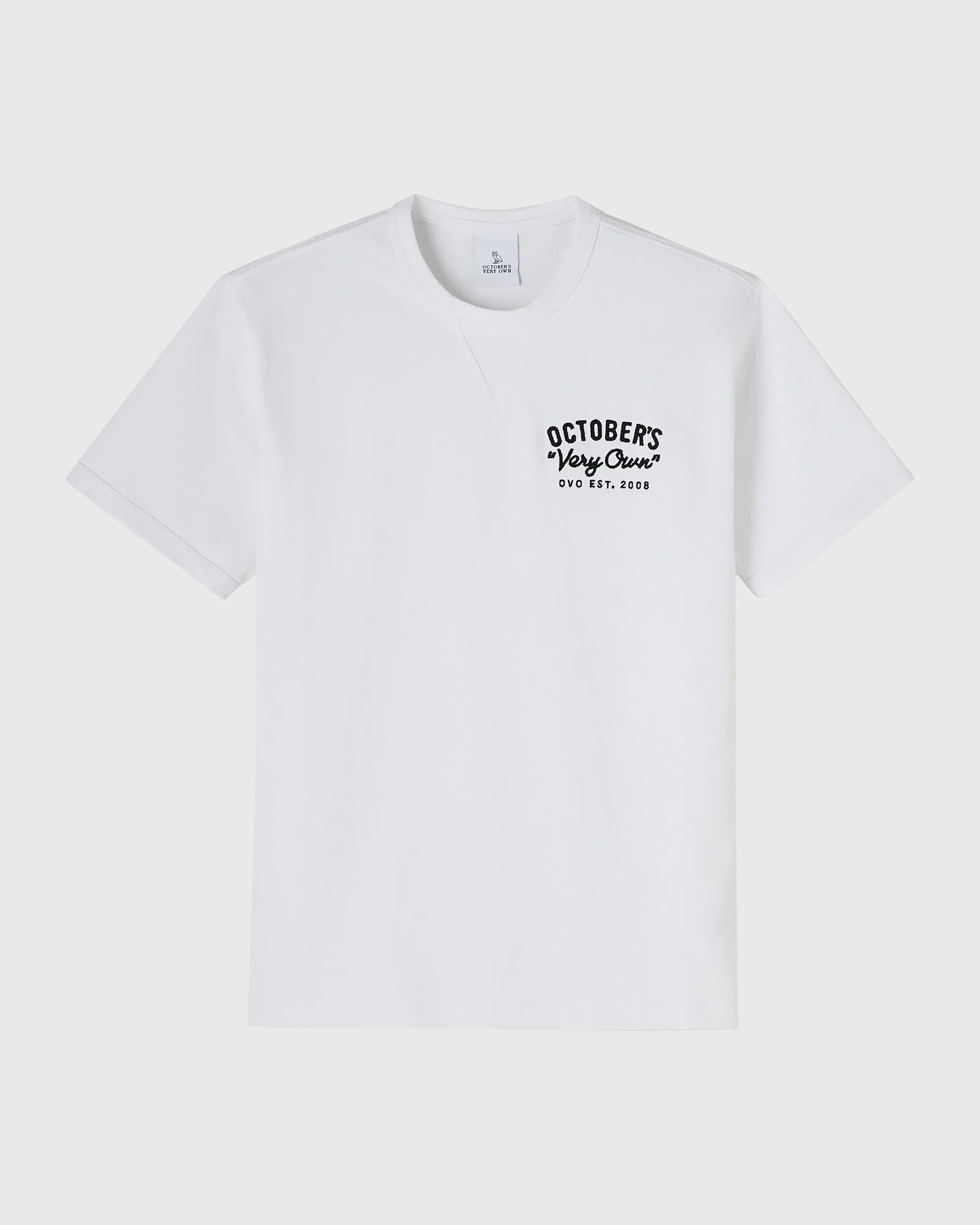 Shop Chainstitch Gusset T-Shirt - White - Borderfree
