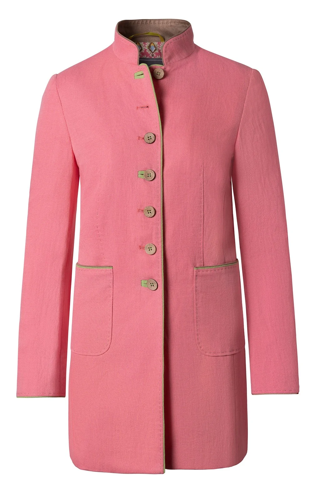 House Of Bruar Ladies Three Quarter Length Cotton Linen Jacket - Borderfree