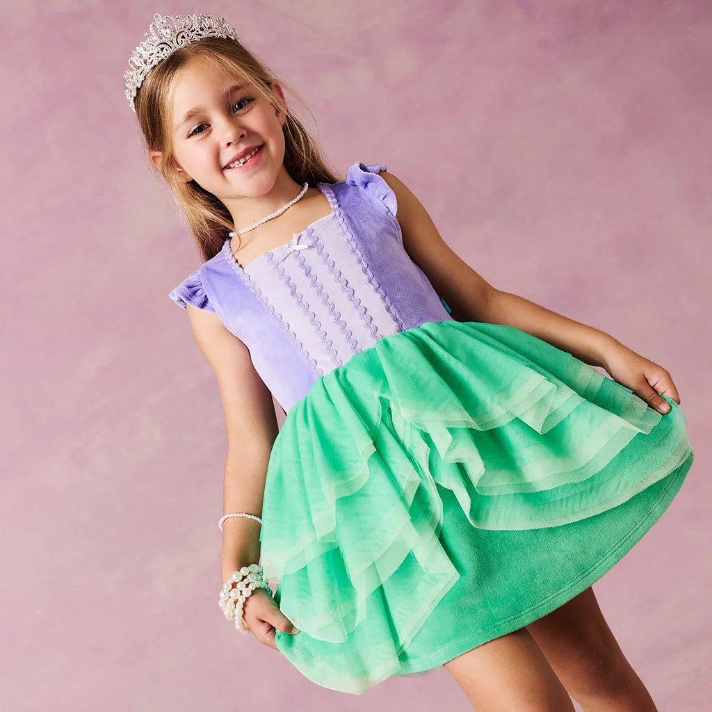 Disney Ariel Velour Dress - Borderfree