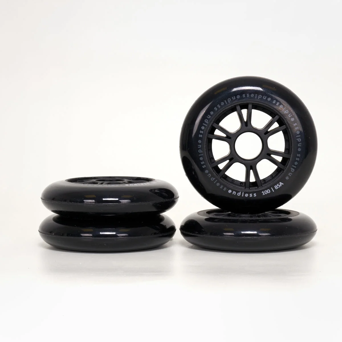 Endless 100mm / 85a Wheels - Black - Borderfree