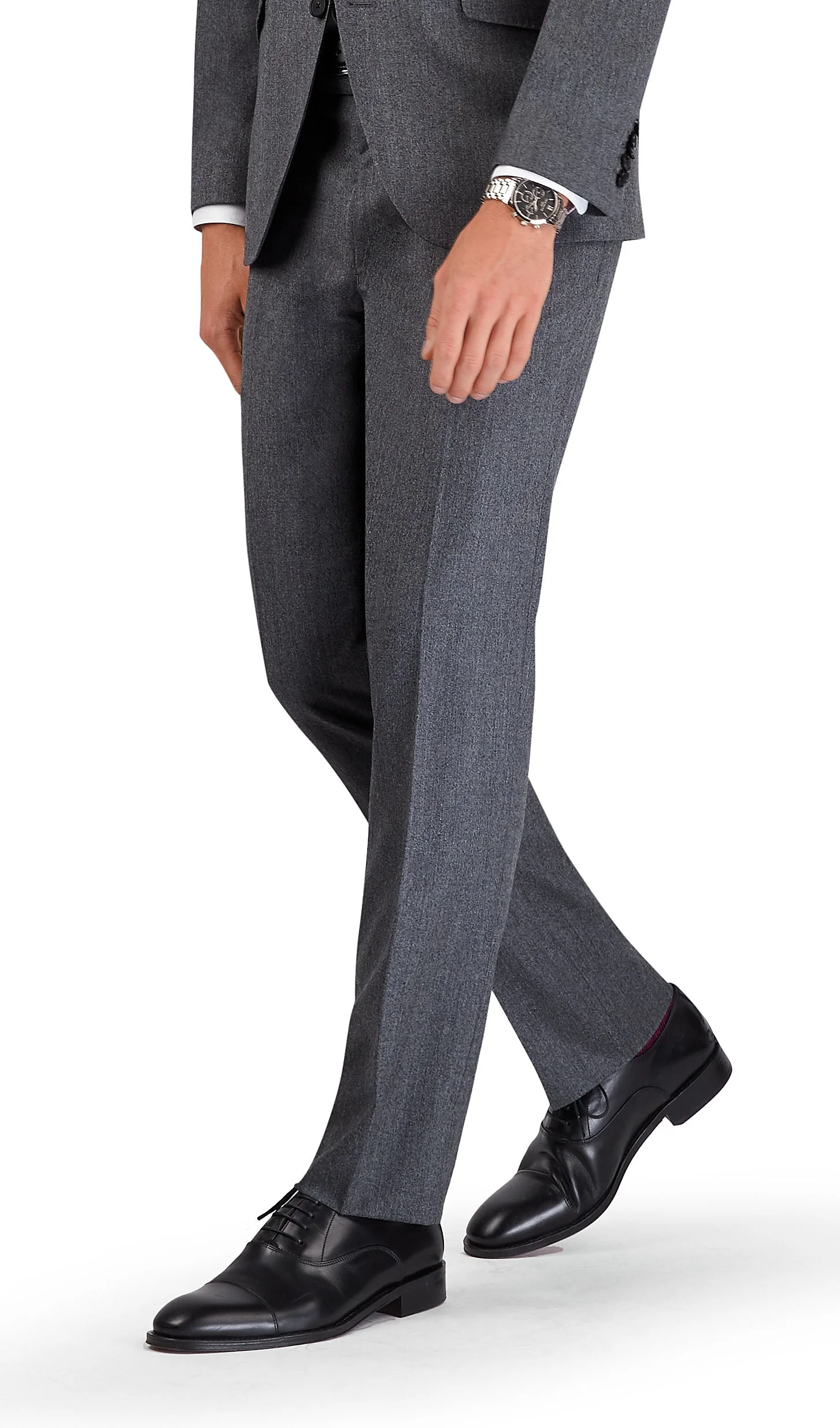 Banksy Brushed Wool Trouser - Borderfree