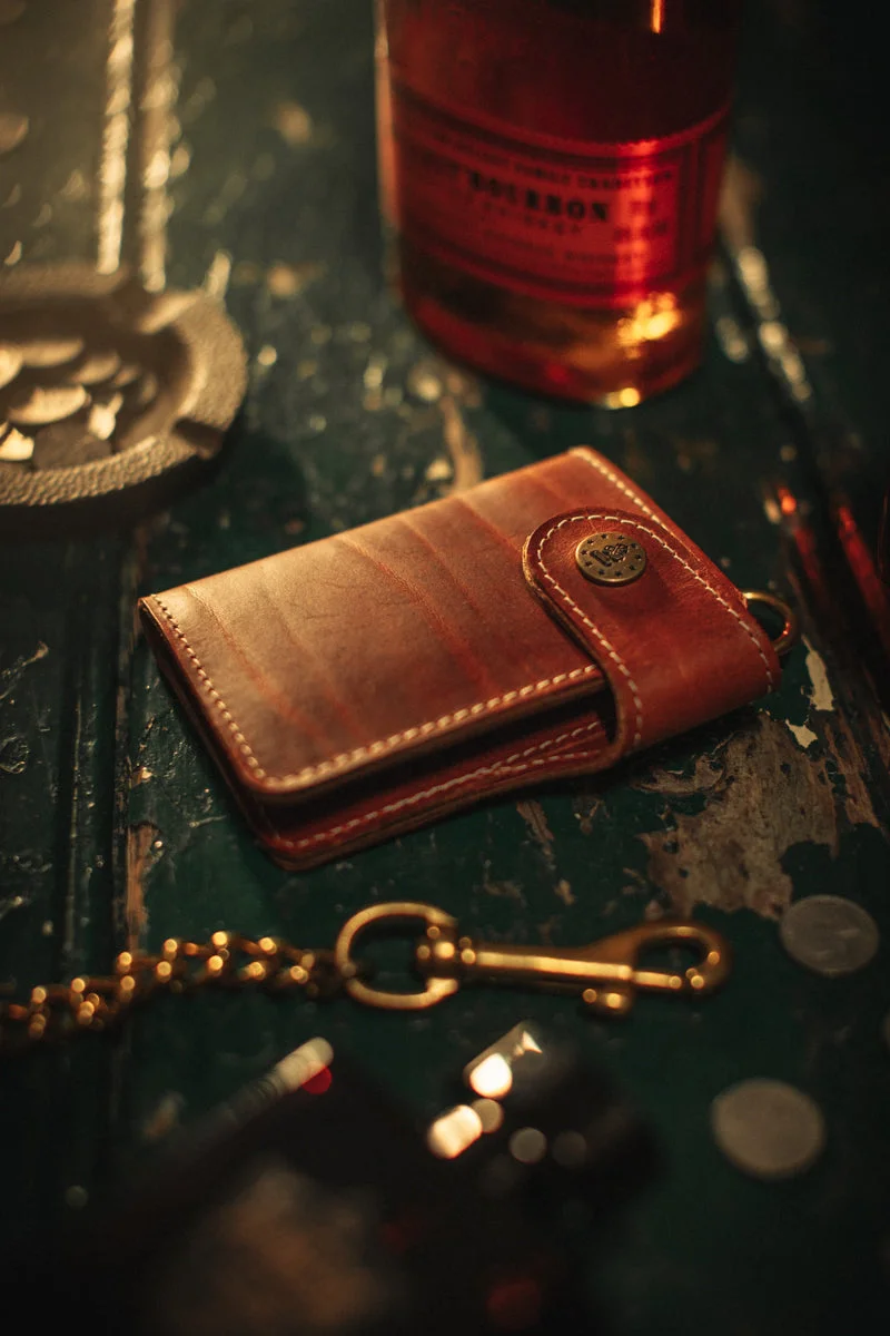 &SONS The Hustler Wallet Brown - Borderfree