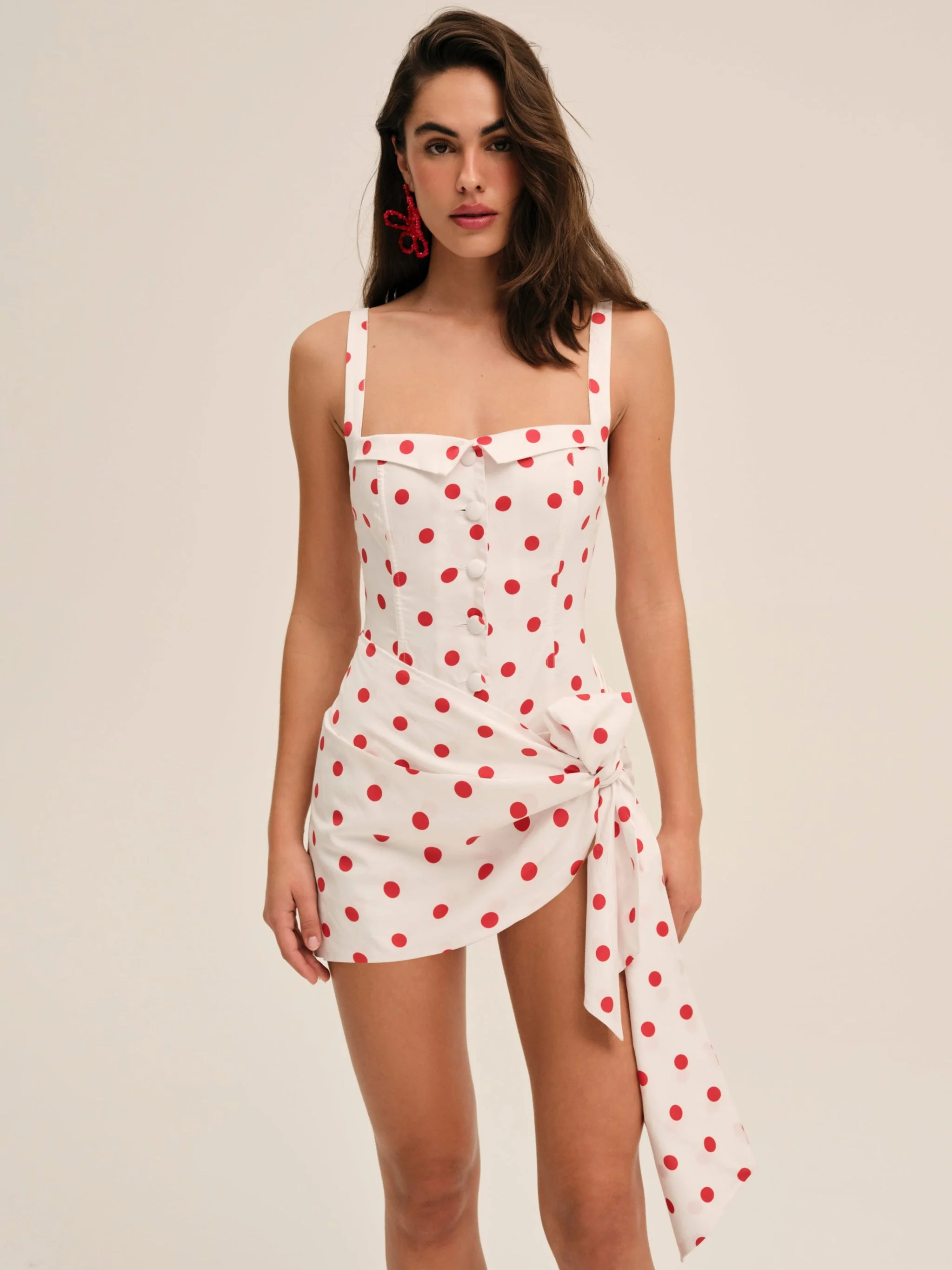 Red Dot Mini Dress - Borderfree