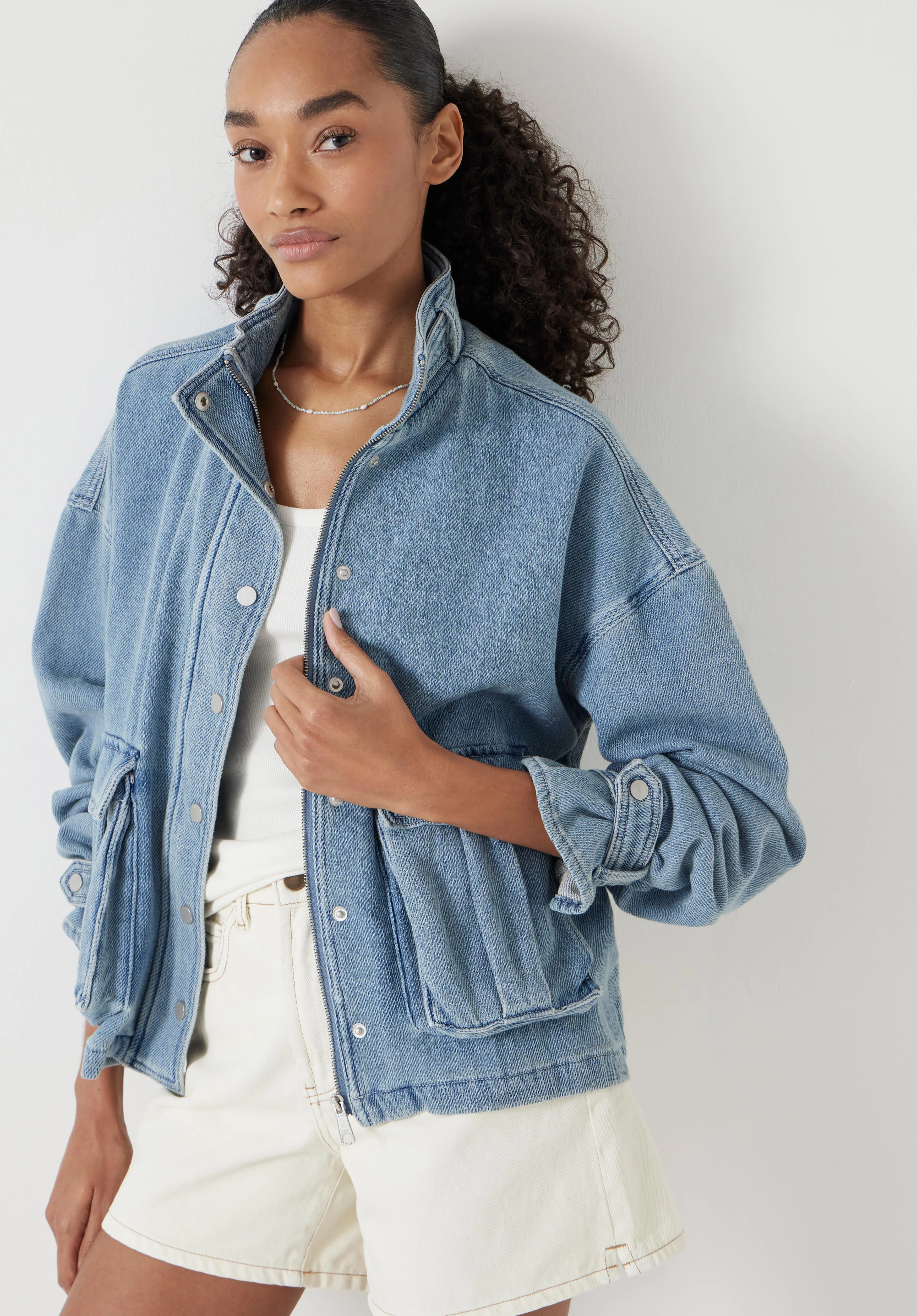 hush Supersoft Denim Melinda Jacket - Borderfree