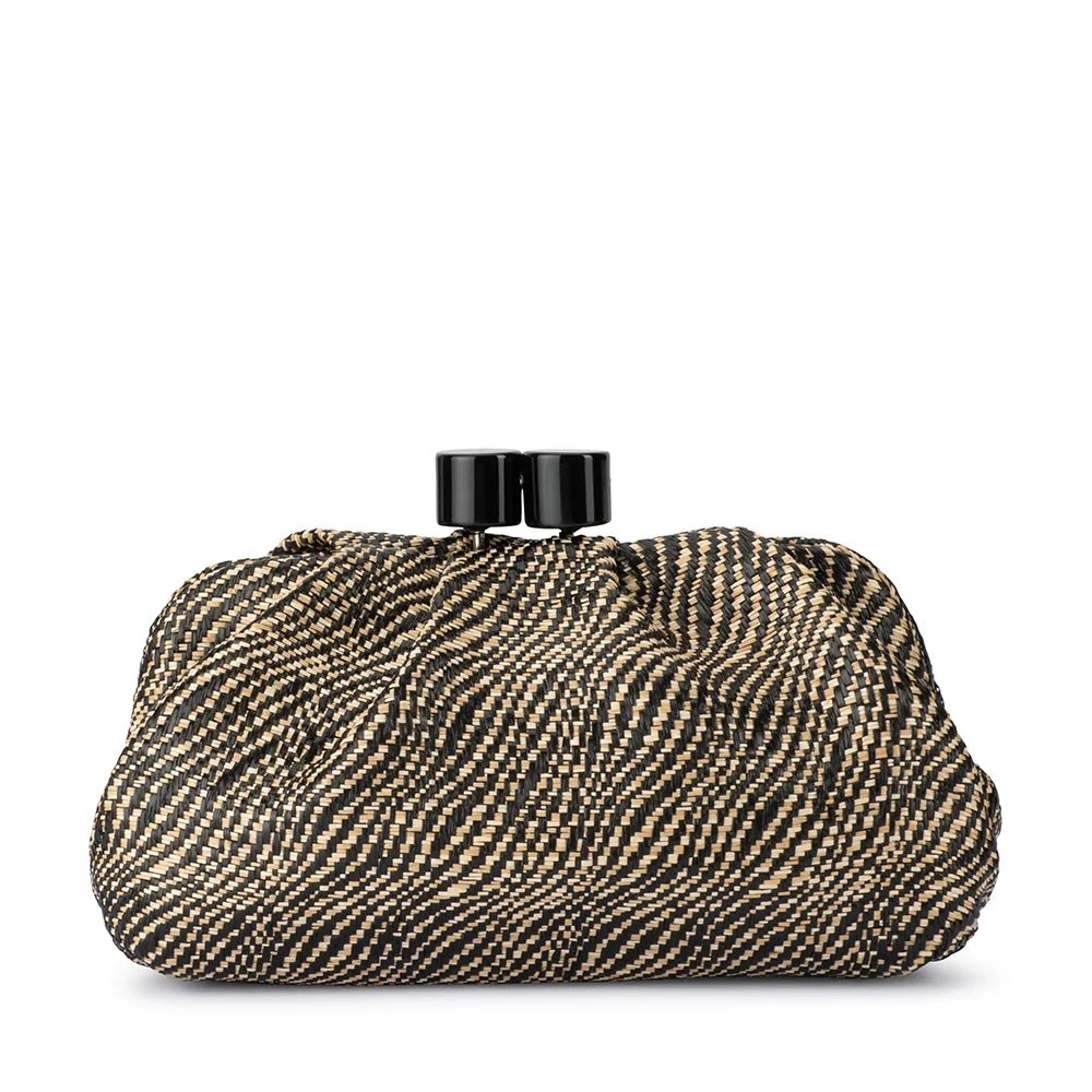 ADDISON Woven Clutch - Borderfree