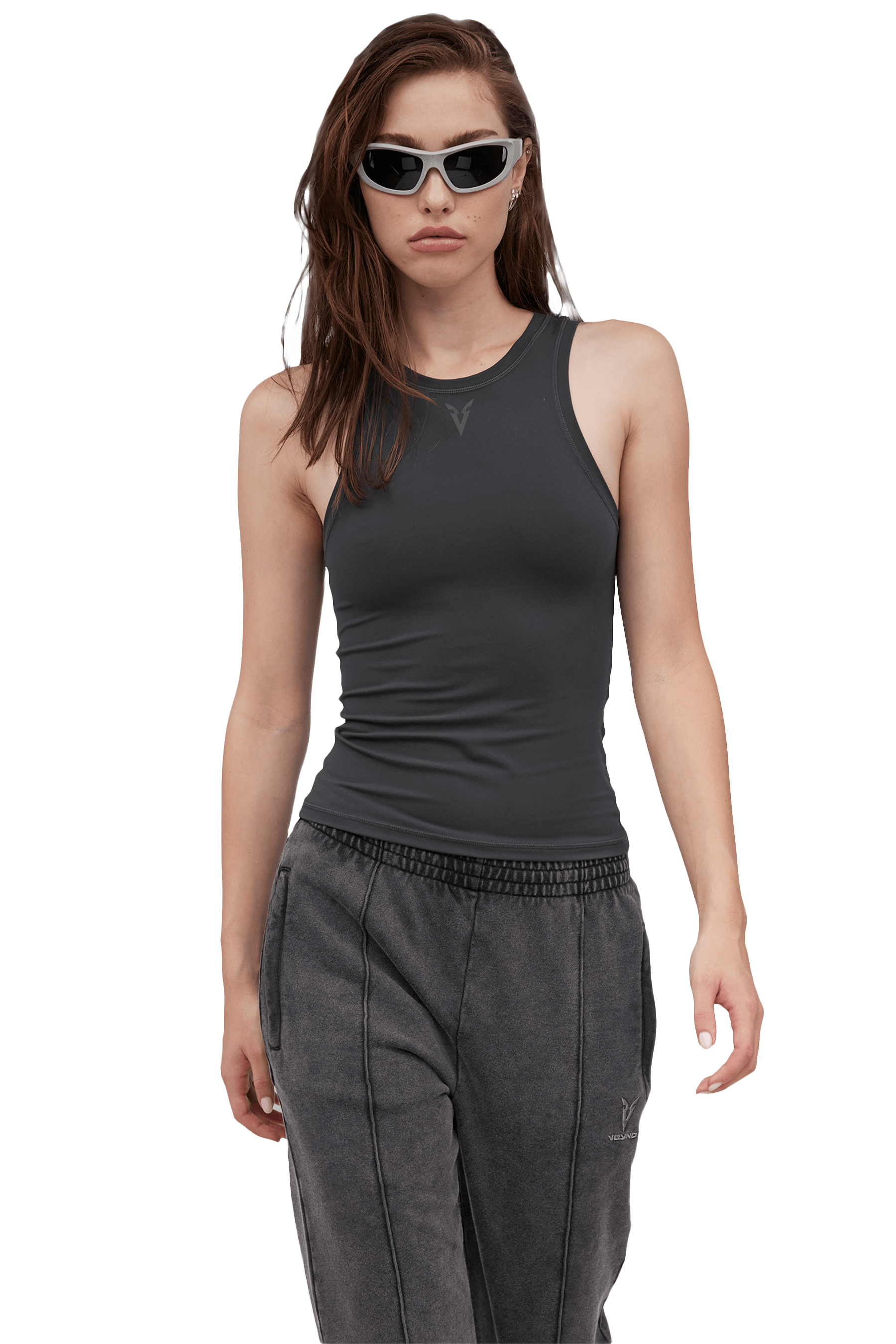 TIGHT TANK - Dark Gray - Borderfree