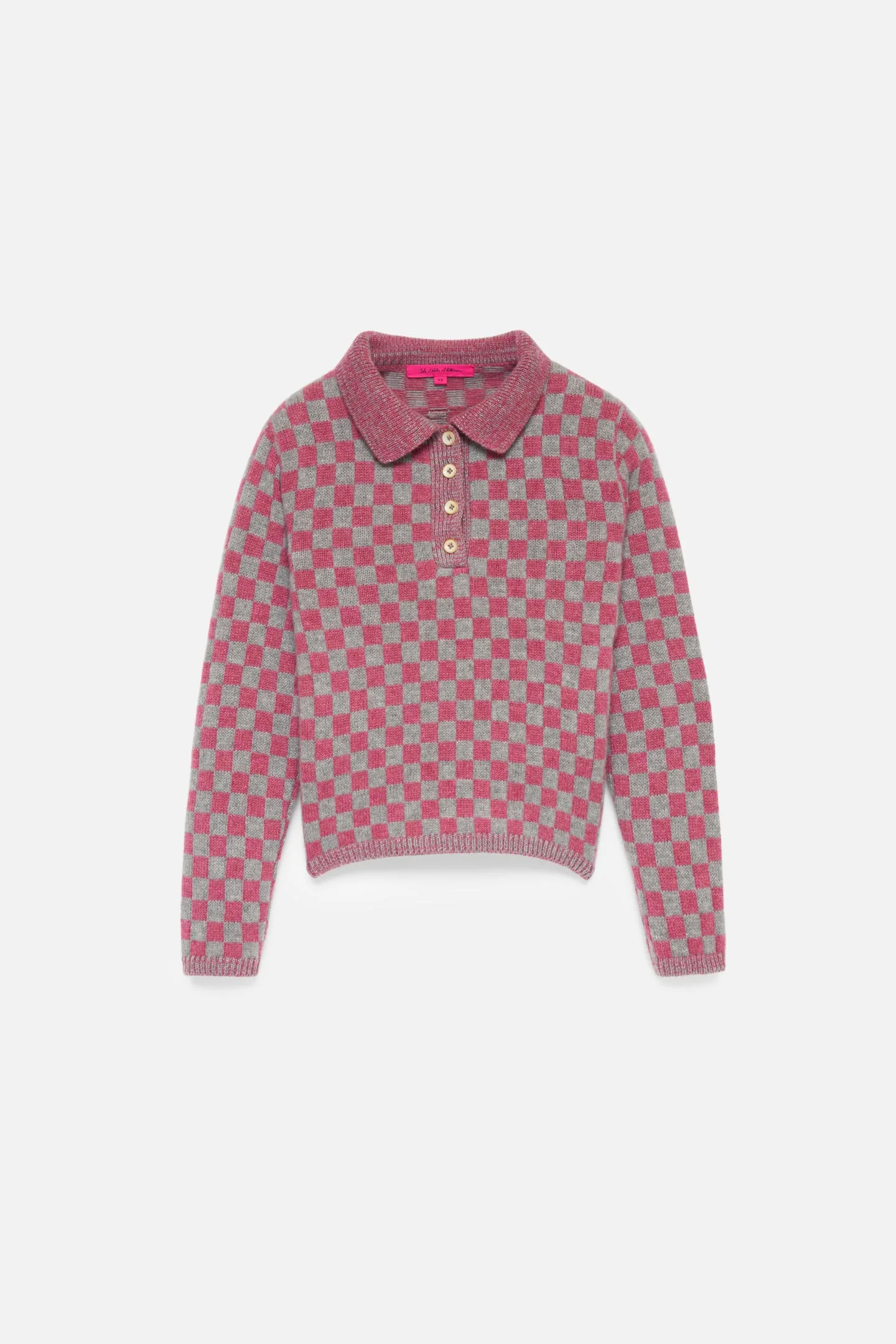 Checkered Women's Polo - Borderfree