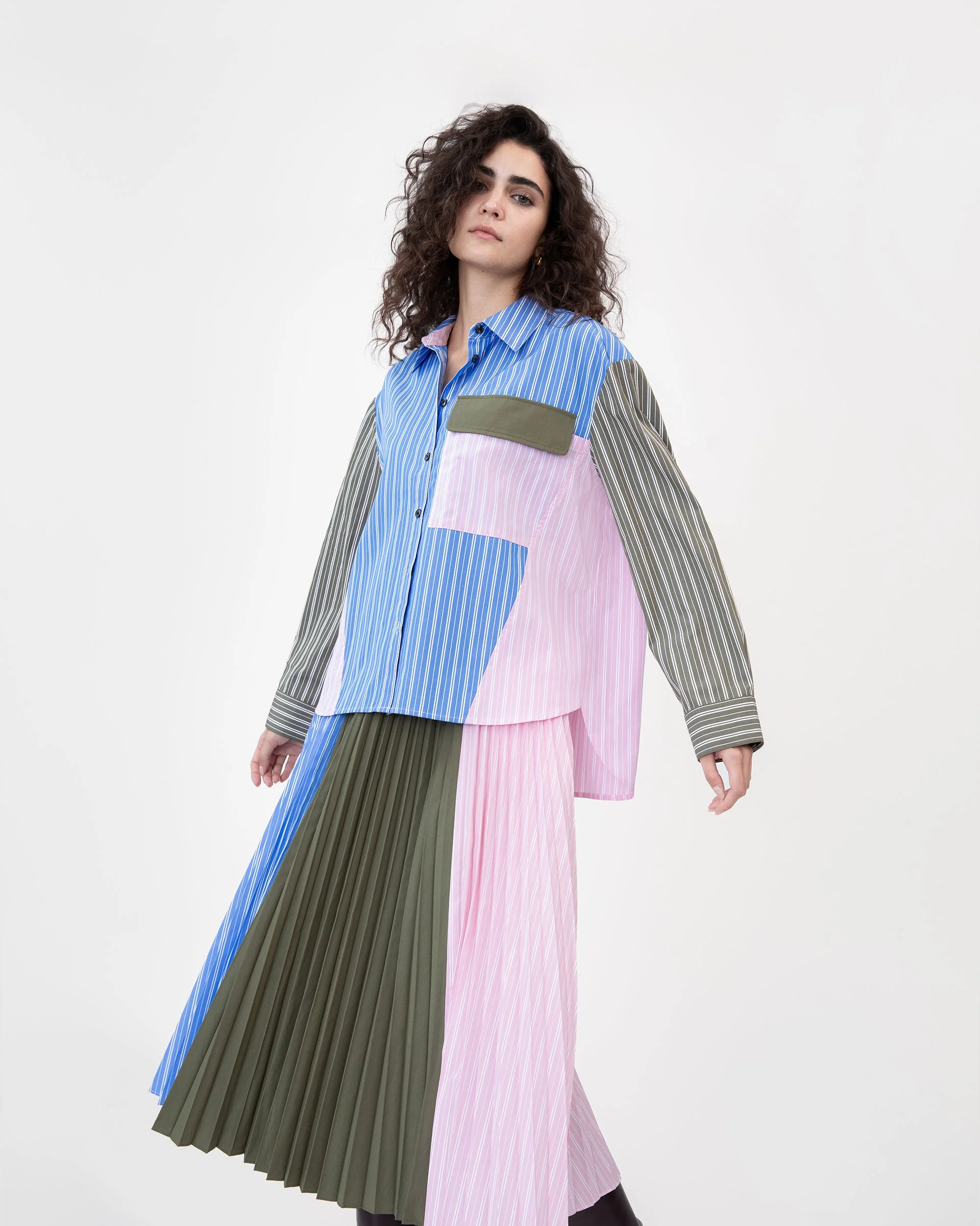 Topher Stripe Top - Borderfree