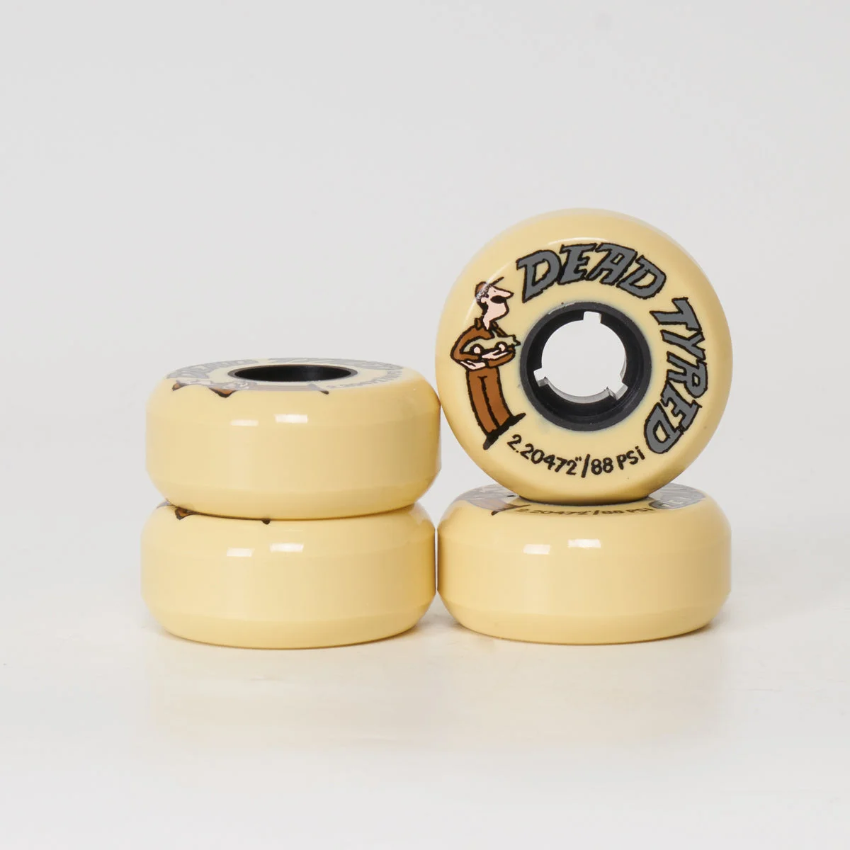 Dead "Tyred" 56mm 88a Wheels - Set of 4 - Borderfree