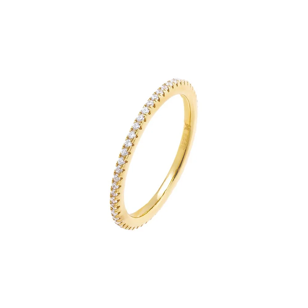Micro Pavé Eternity Band - Borderfree