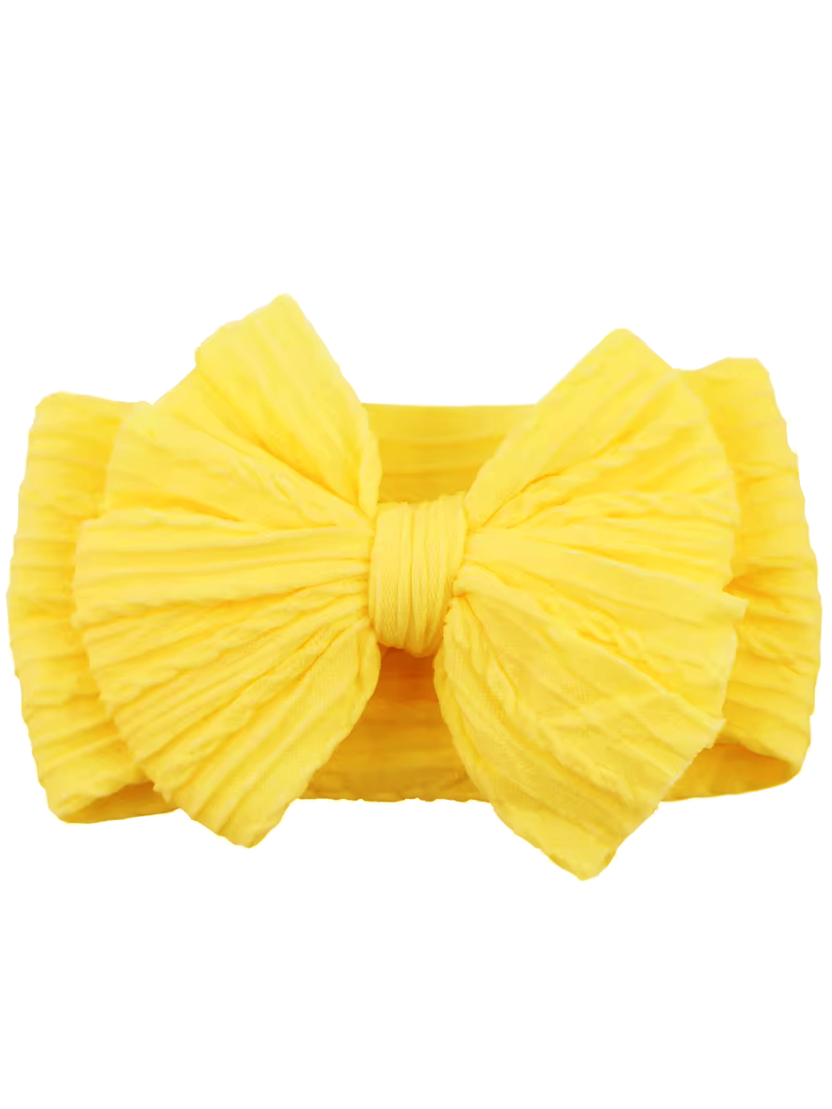Cable Bow, Lemon Yellow - Borderfree