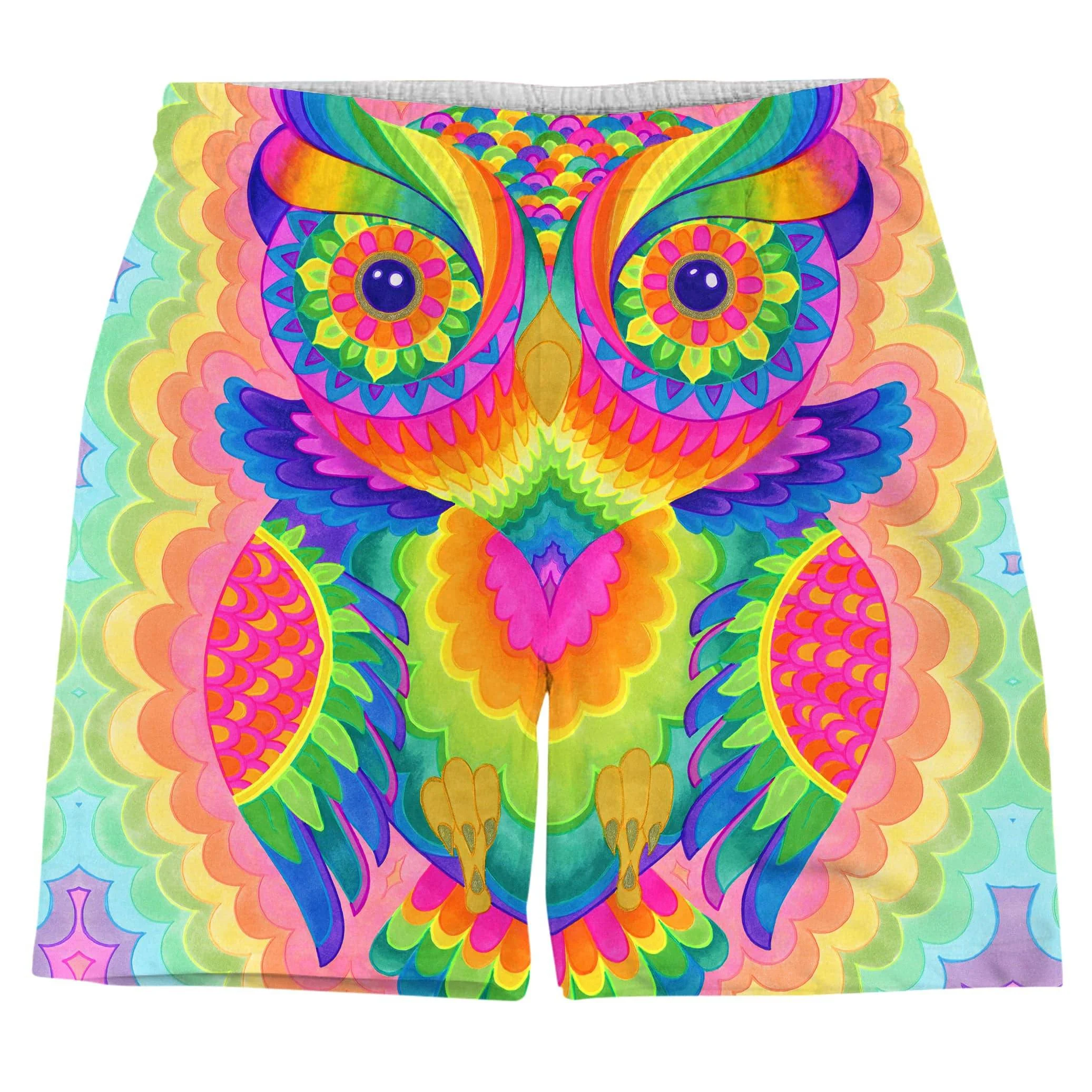 Cosmic Owl Weekend Shorts - Borderfree