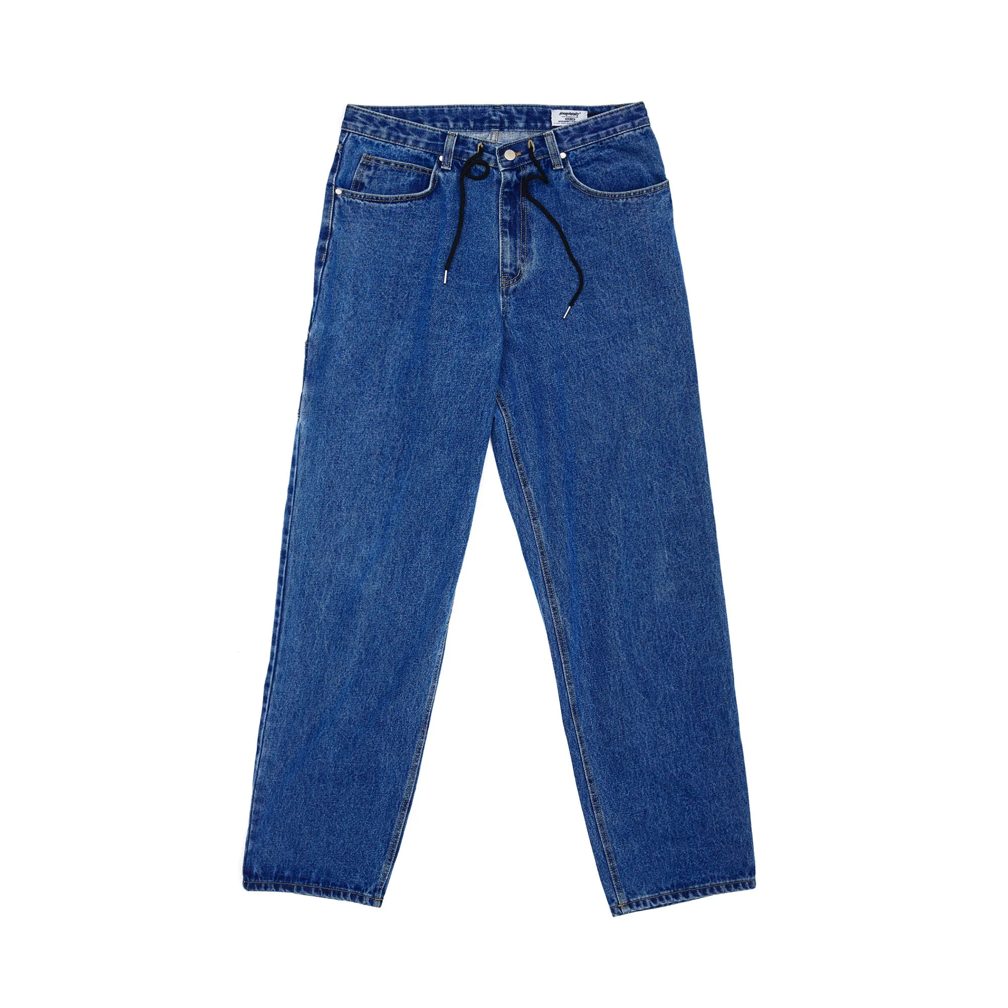 Carpenter Loosefit Denim Pants Deepblue - Borderfree
