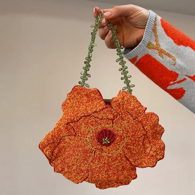 Poppy Beaded Bag - Borderfree