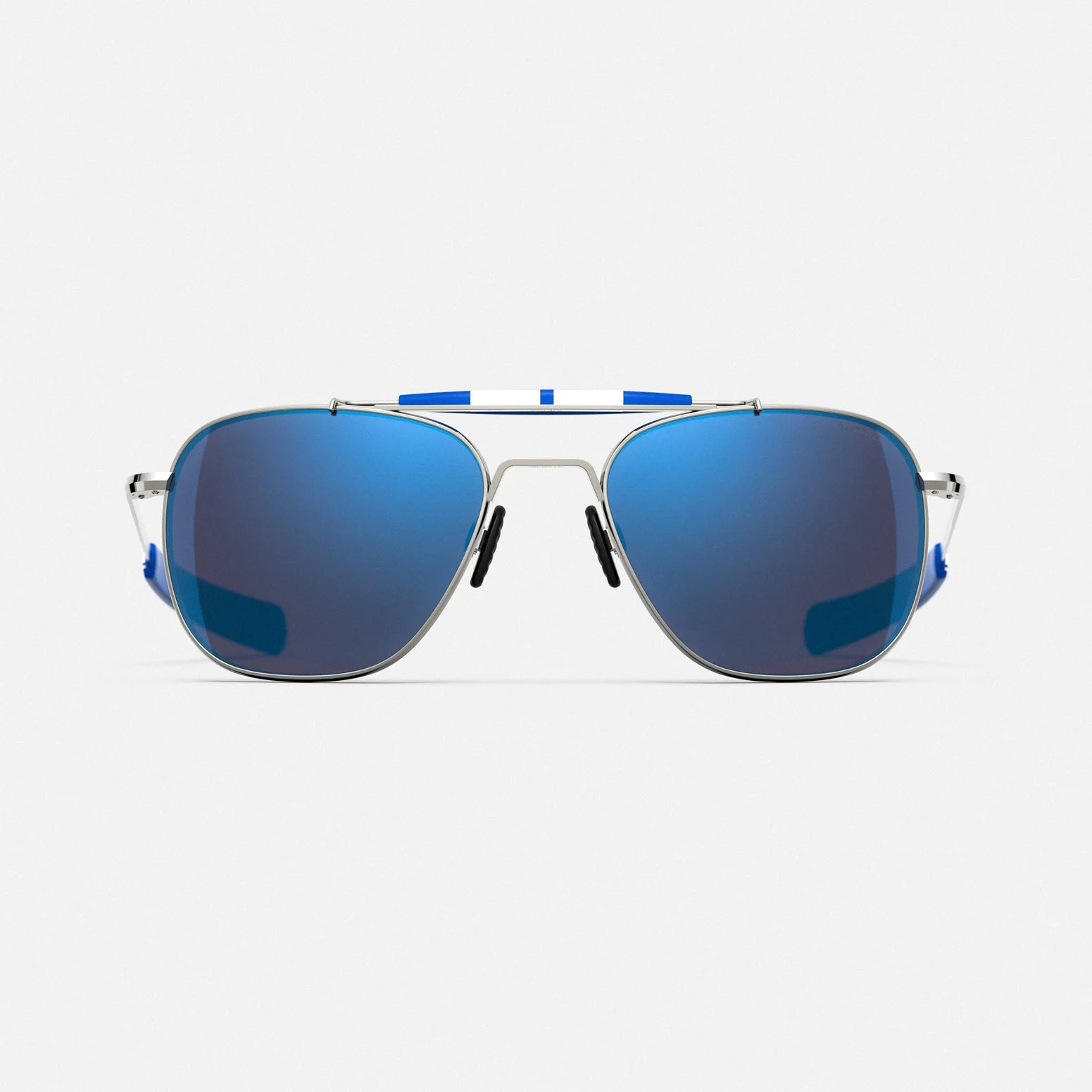 Randolph x Shelby - Aviator II - Gunmetal & Le Mans Blue - Borderfree