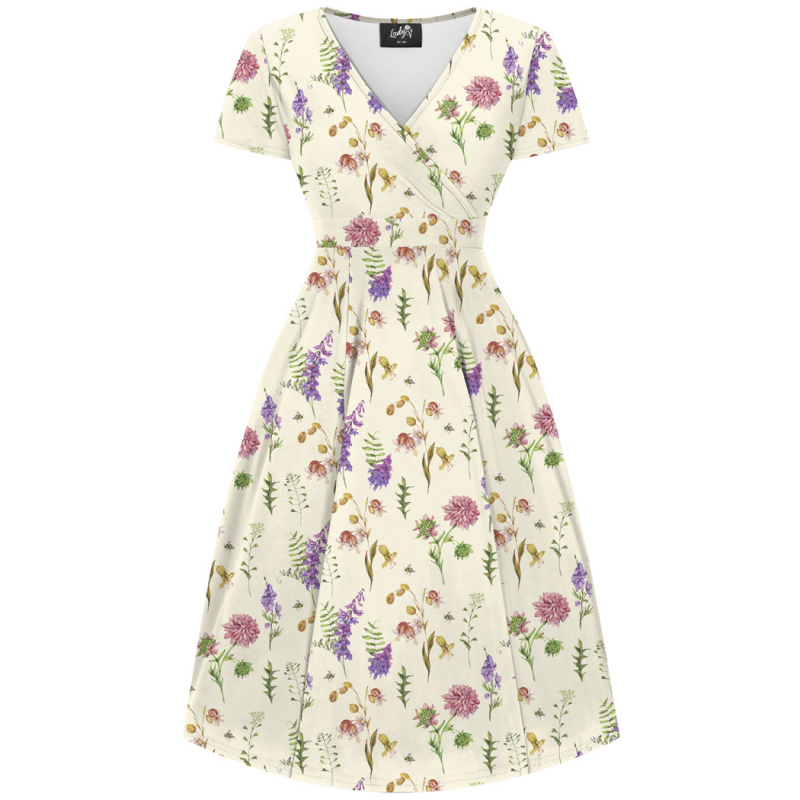 Lyra Dress - Wildflowers - Borderfree