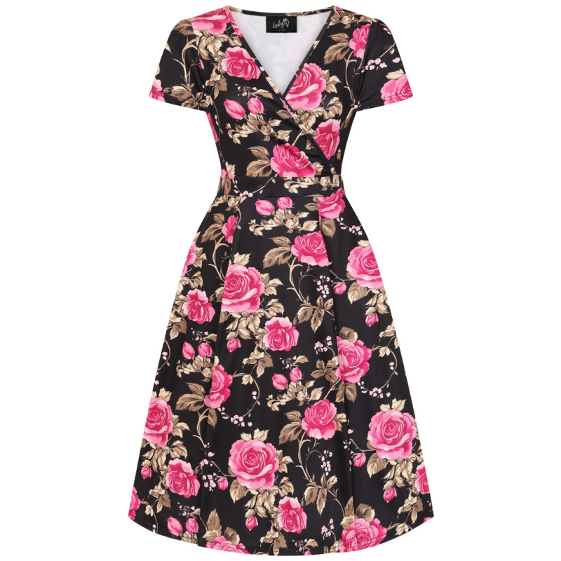 Lyra Dress - Once Upon A Time Roses - Borderfree