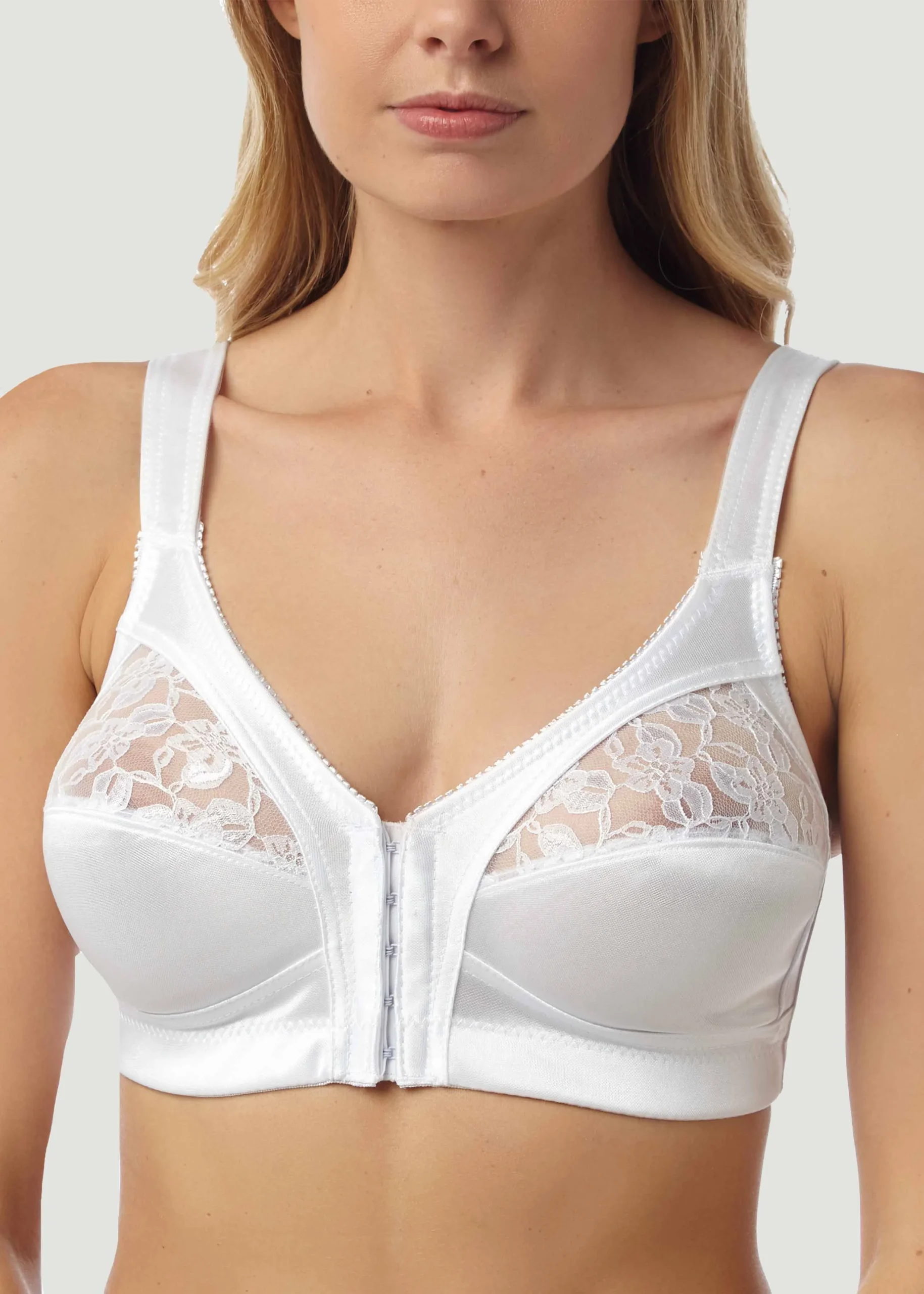 Front Fastening 597 Hook Bra - Borderfree