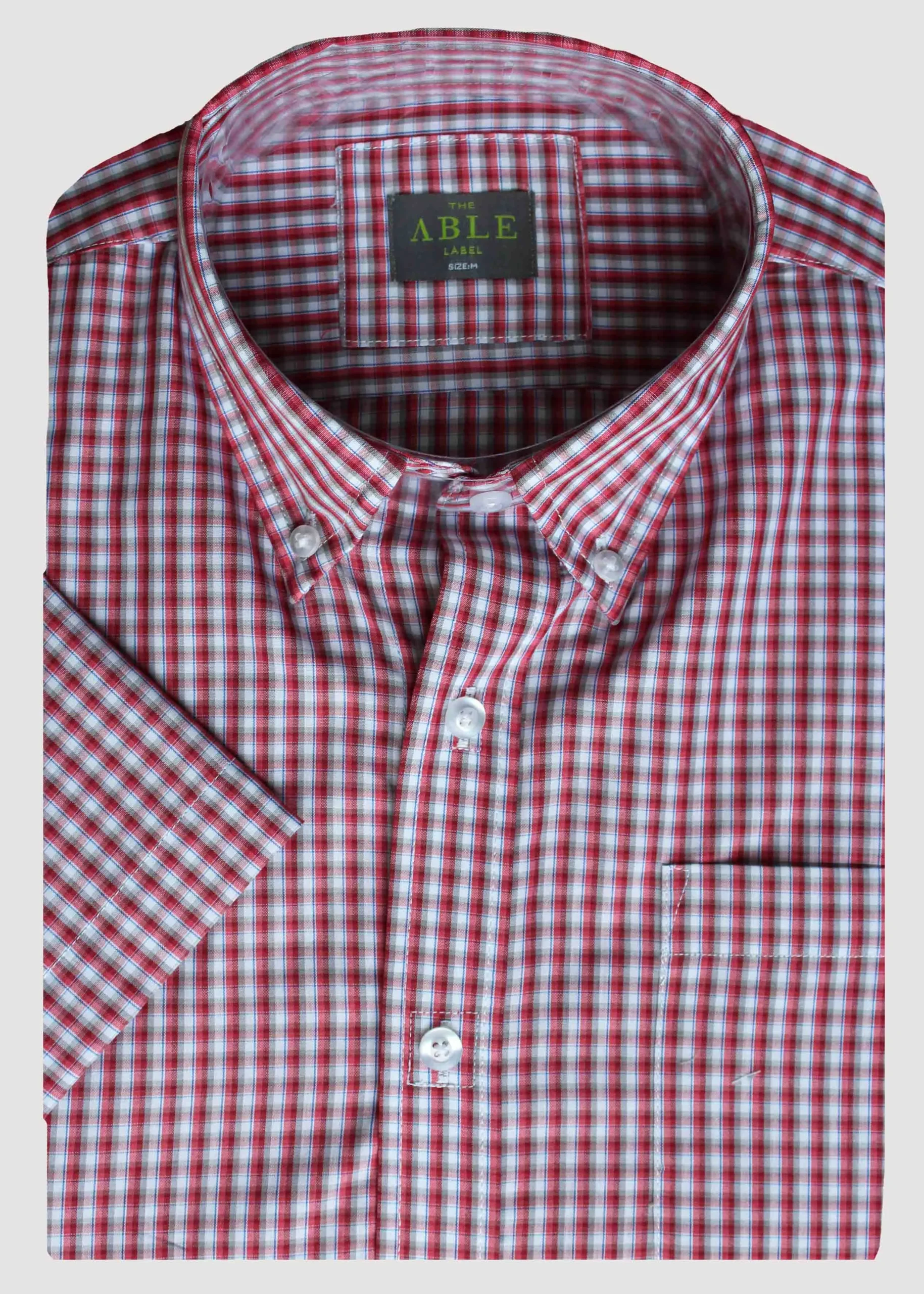 Douglas Check VELCRO® Brand Fastening Shirt - Borderfree
