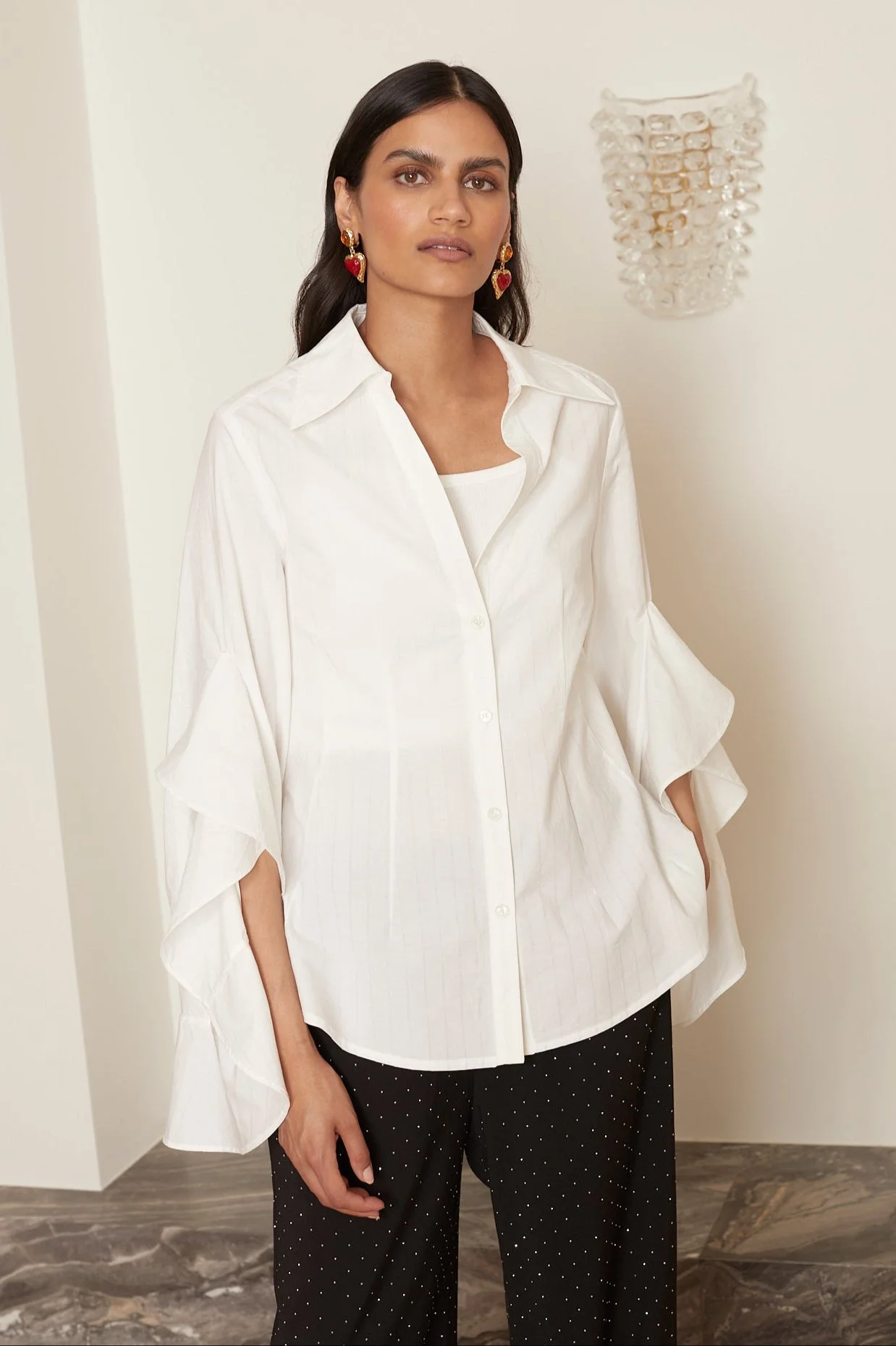 BEAUTA SHIRT WHITE - Borderfree