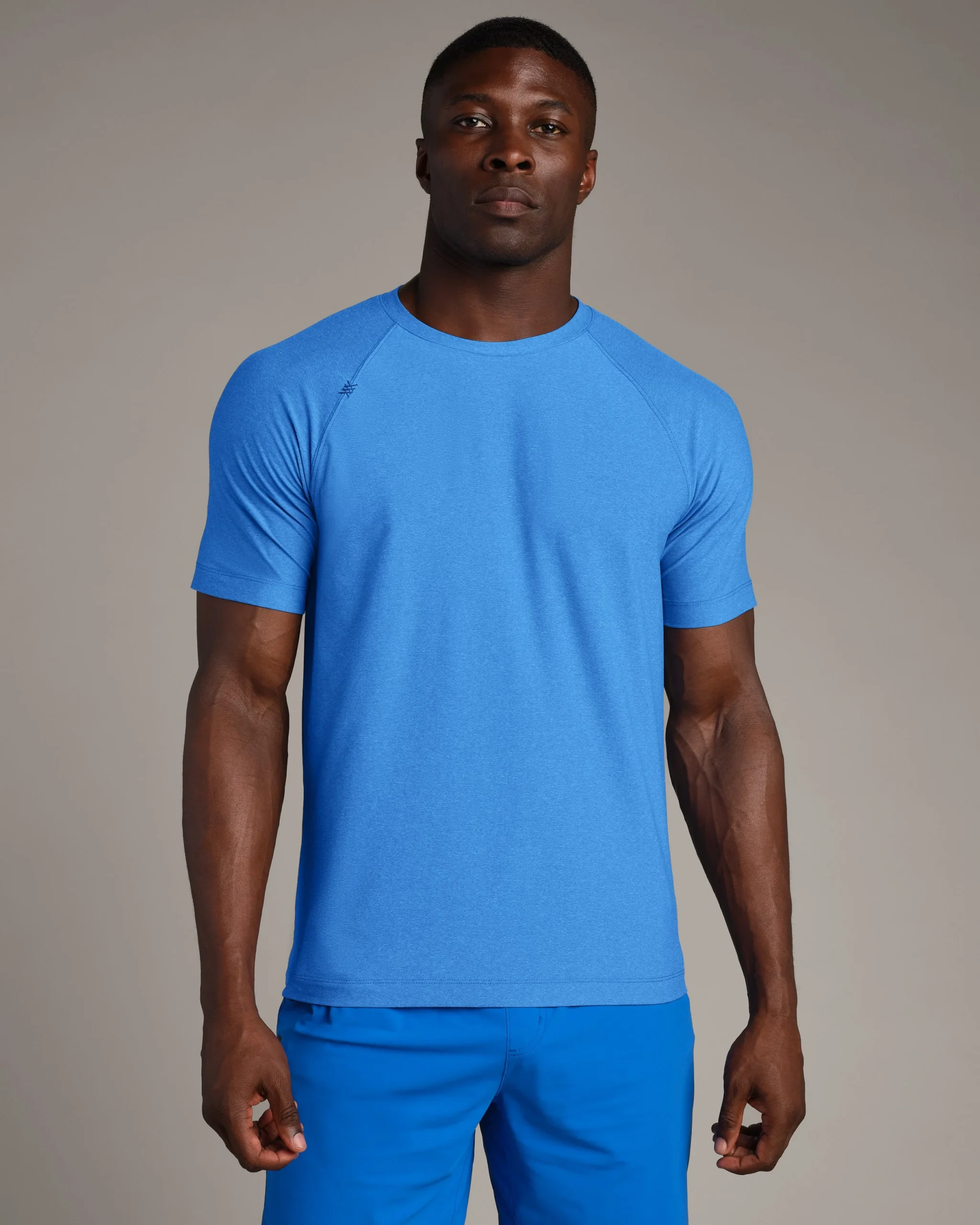 Reign Short Sleeve - Electric Blue Heather - Borderfree