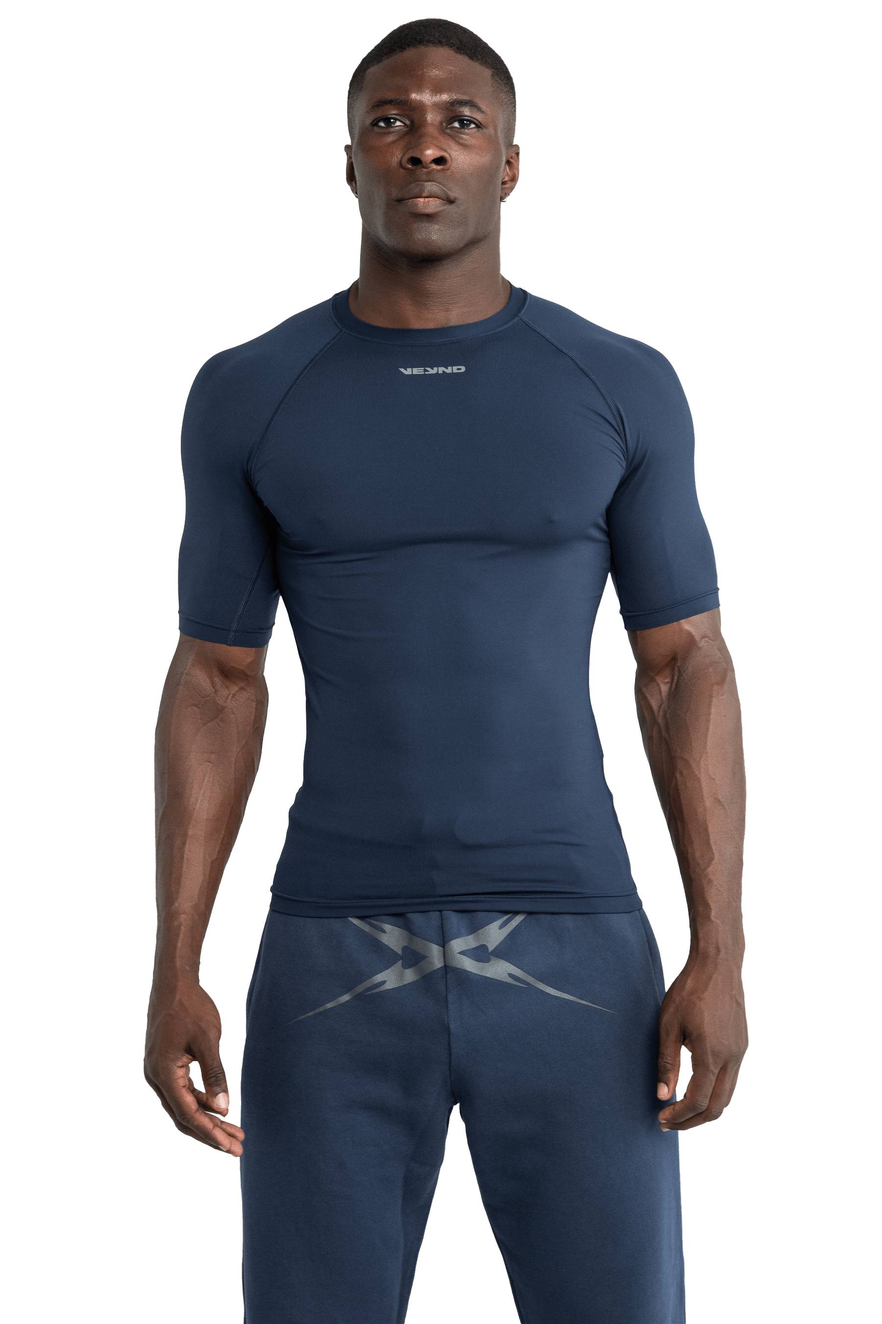 MUSCLE T-SHIRT - NAVY - Borderfree