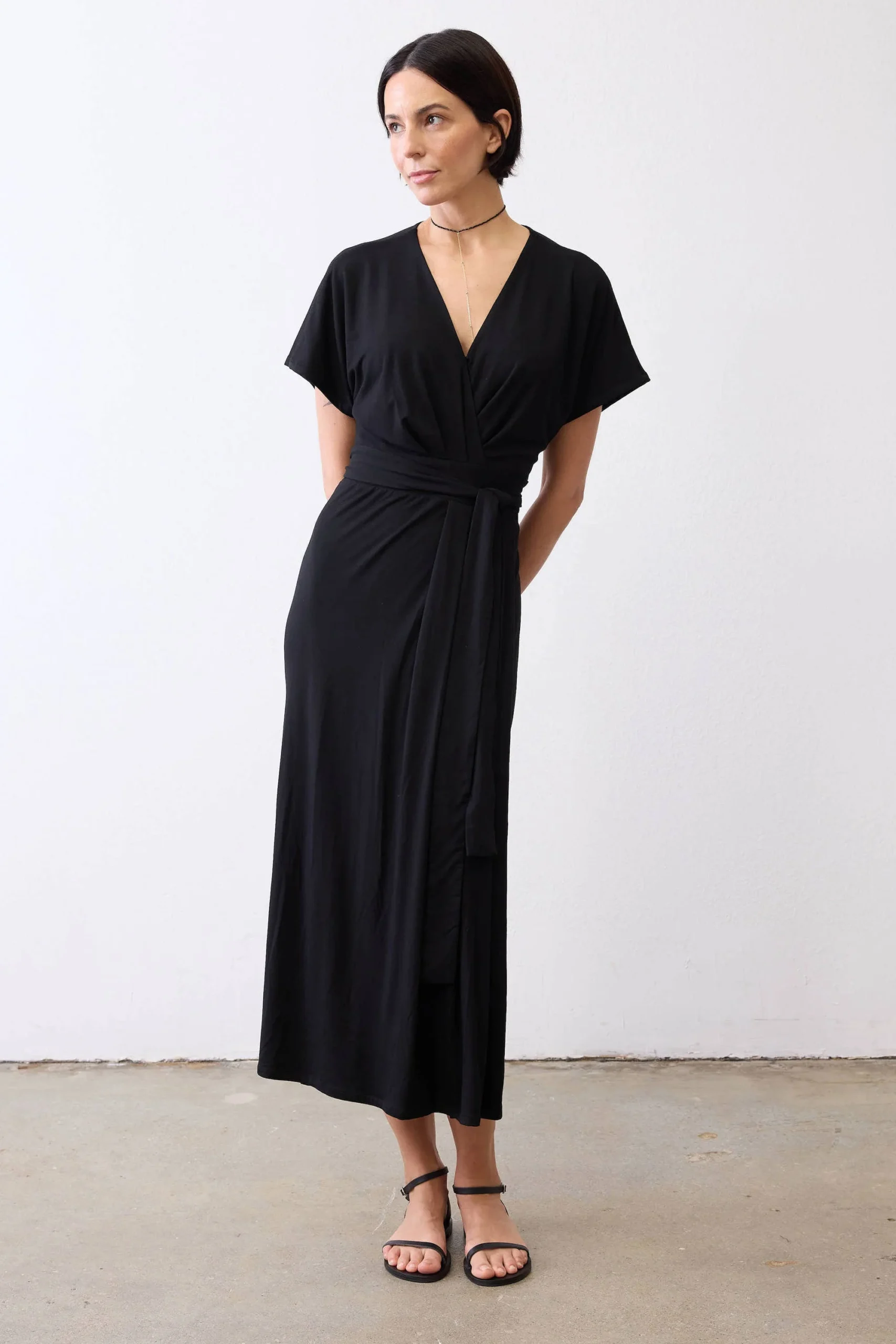 The Long Wrap Dress - Borderfree