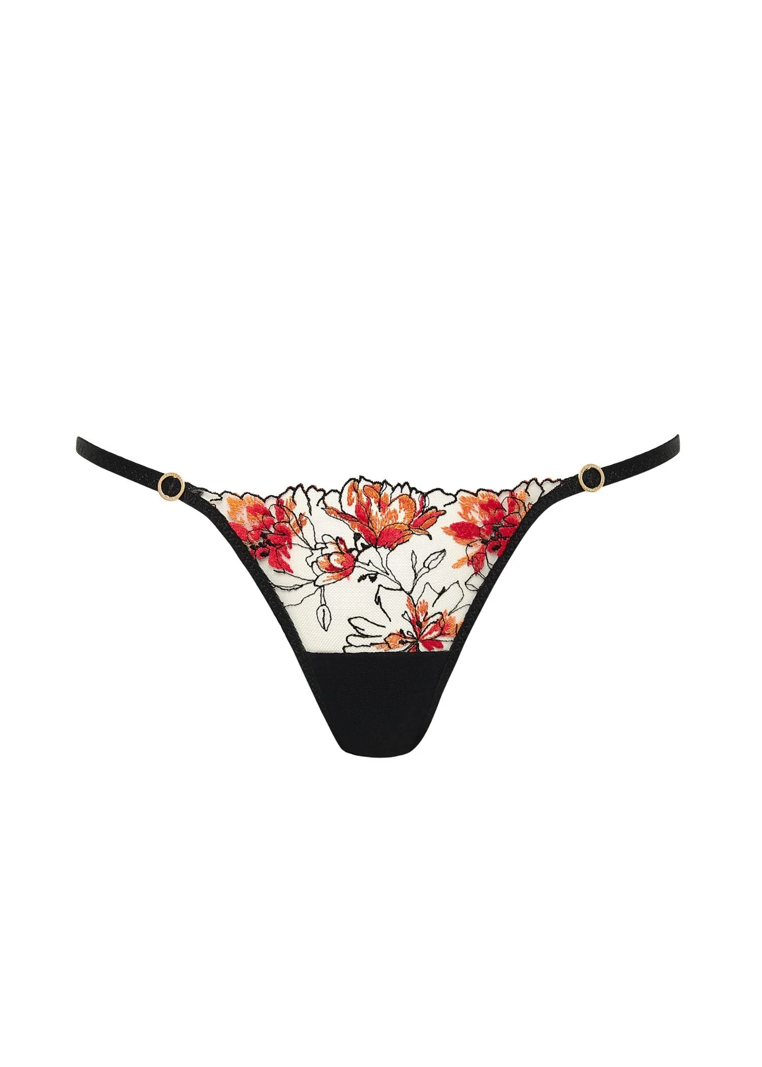 Calista Panty (Red/Orange) - Borderfree