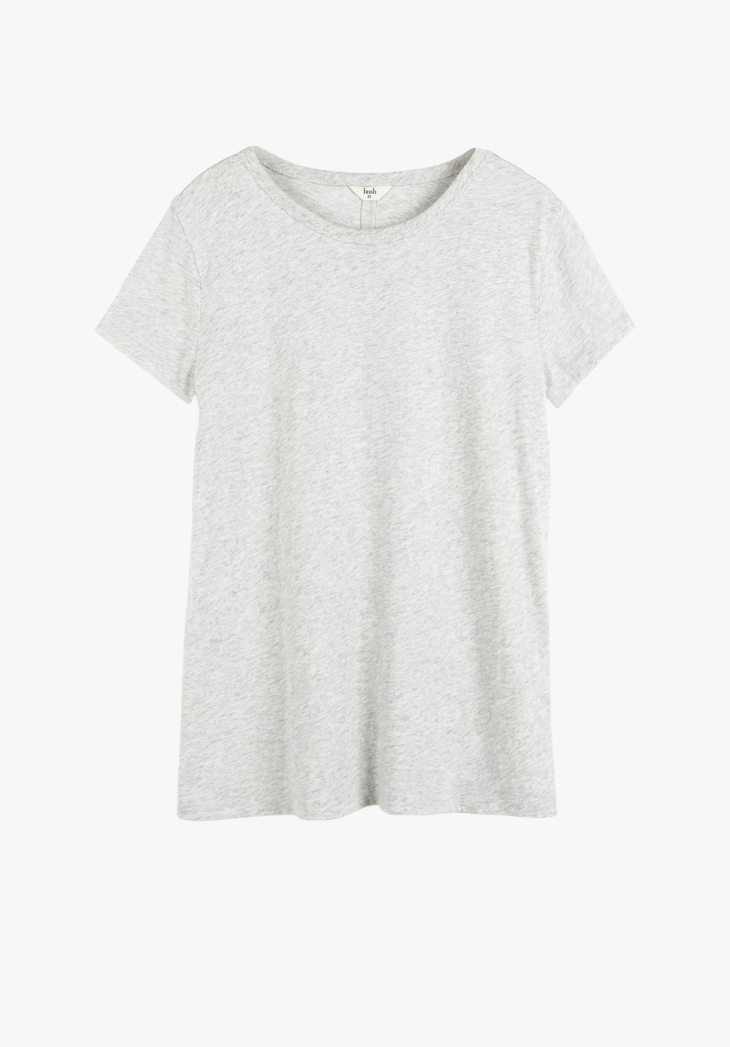 hush Slim Fit Slub Crew T-Shirt - Borderfree