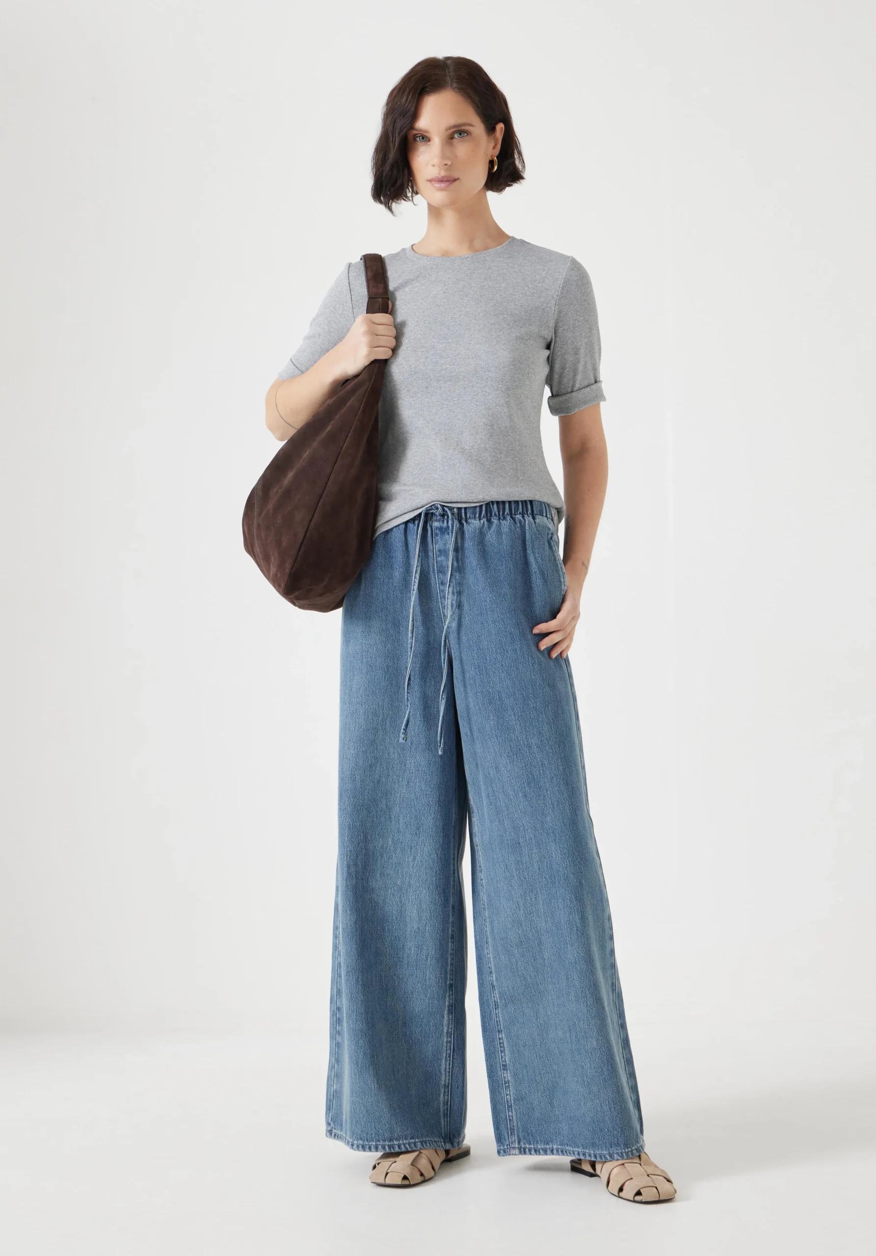 hush Clio Wide Leg Jeans - Borderfree