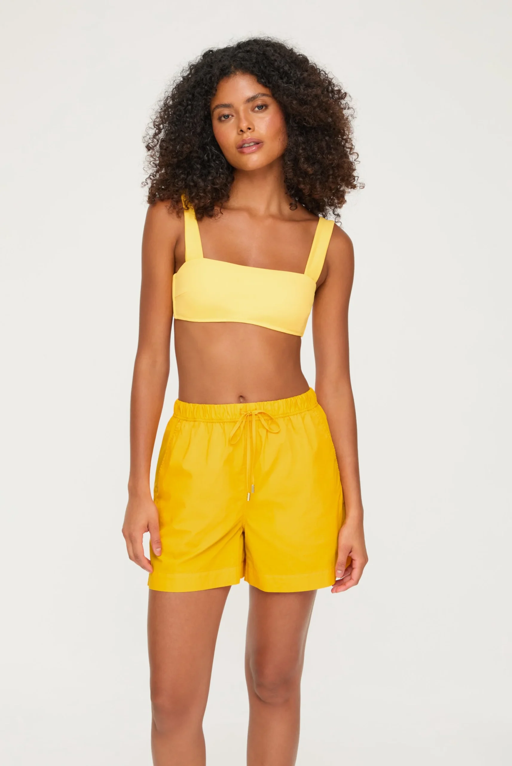 Mimosa Drawstring Shorts - Borderfree