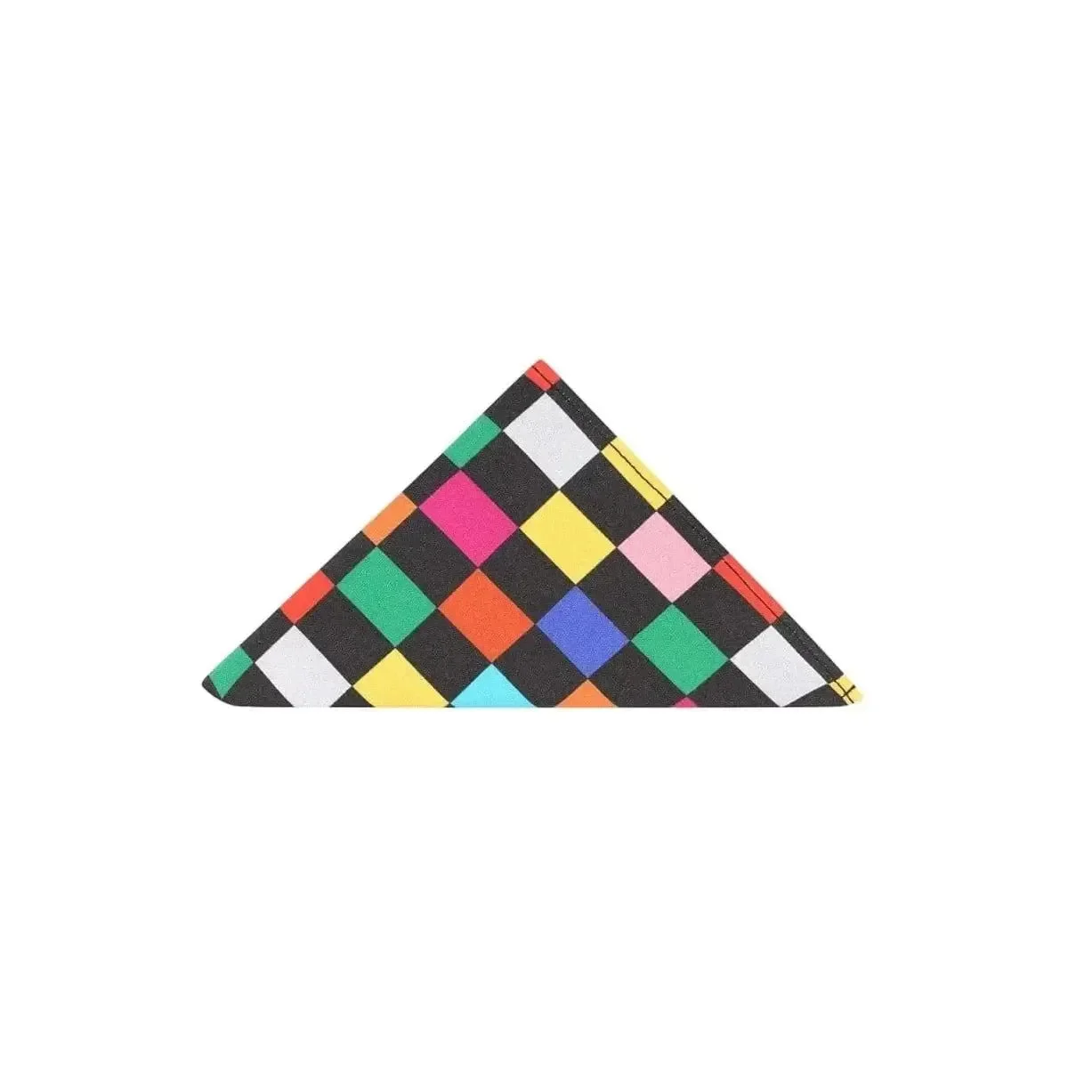 Pocket Square - Chequer Print - Borderfree