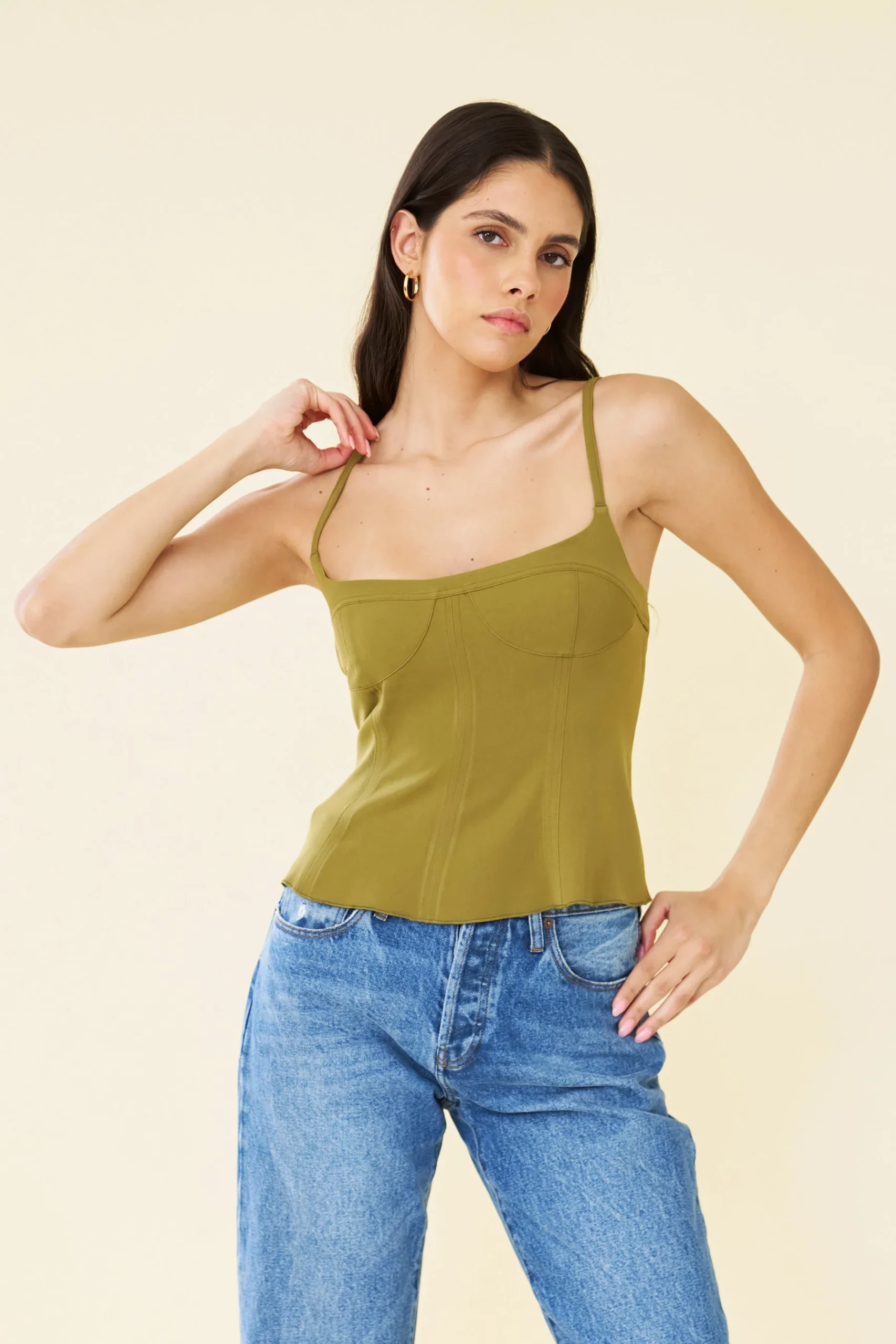 IVY TOP - GREEN - Borderfree