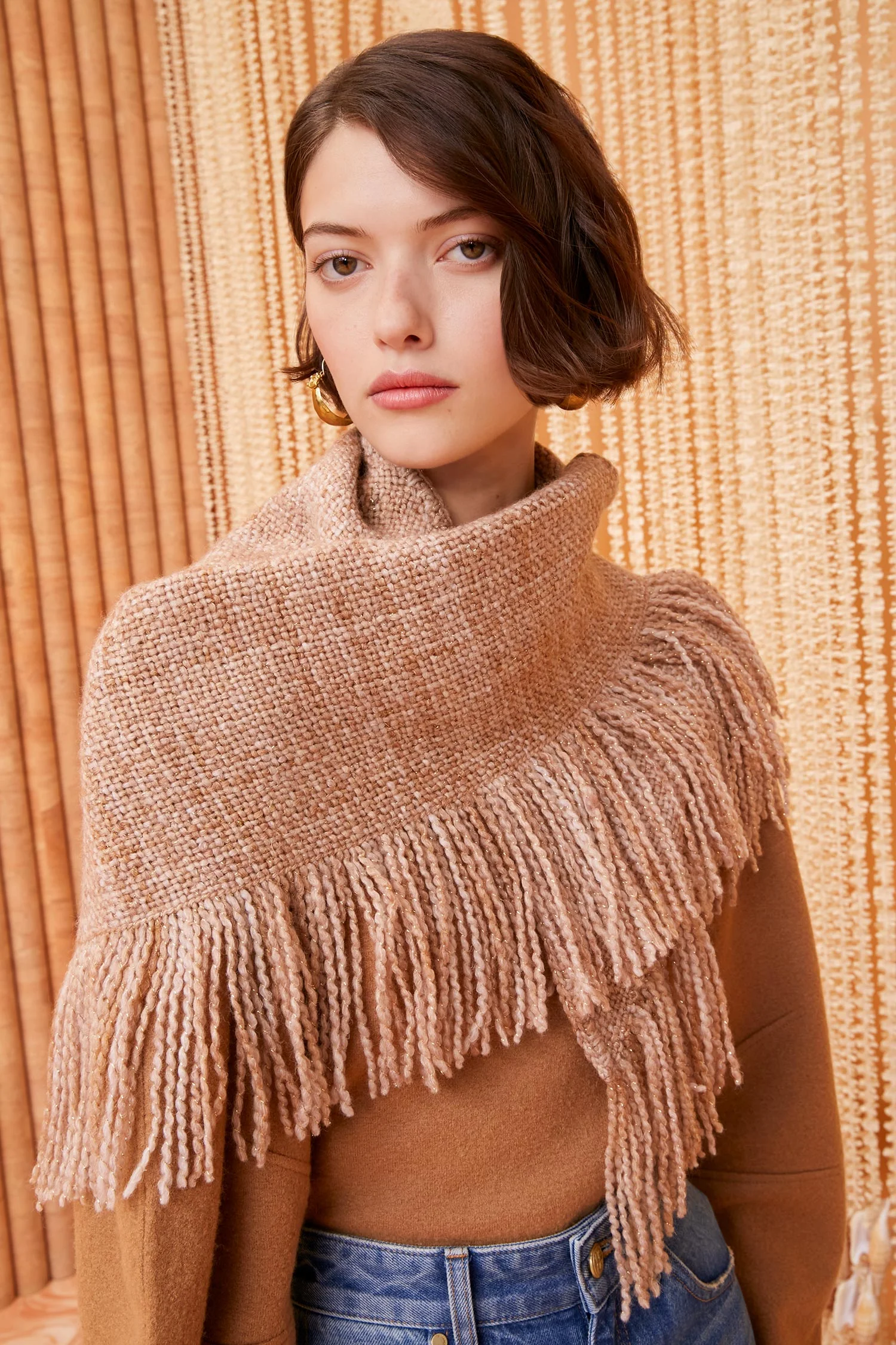 Marie Scarf - Peony - Borderfree